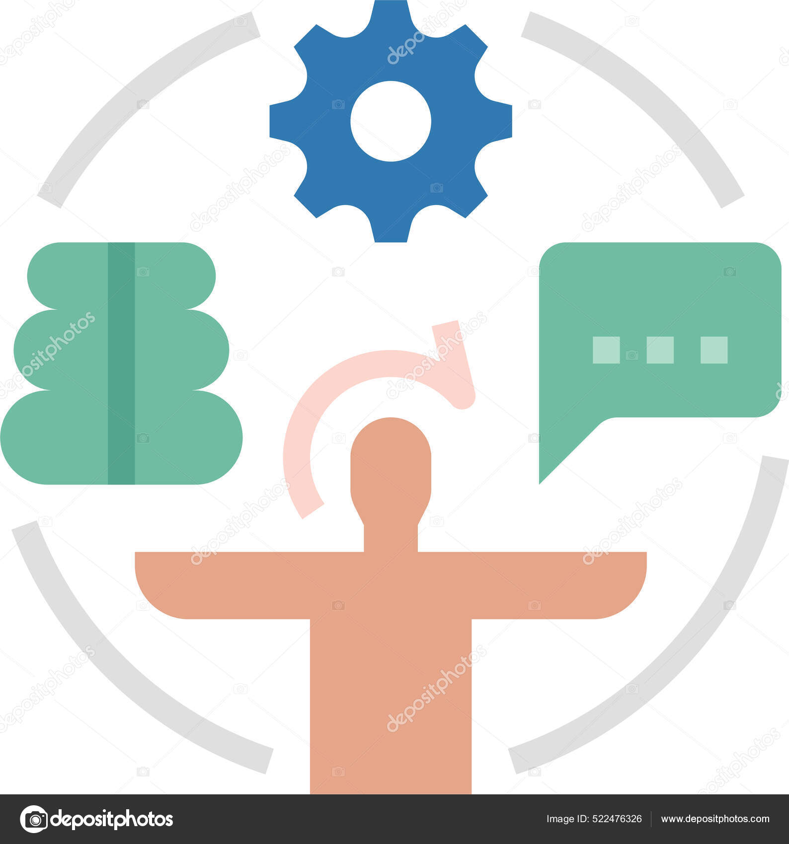 Rethinking Reconsider Humanity Icon Stock Vector Image by ©iconfinder ...