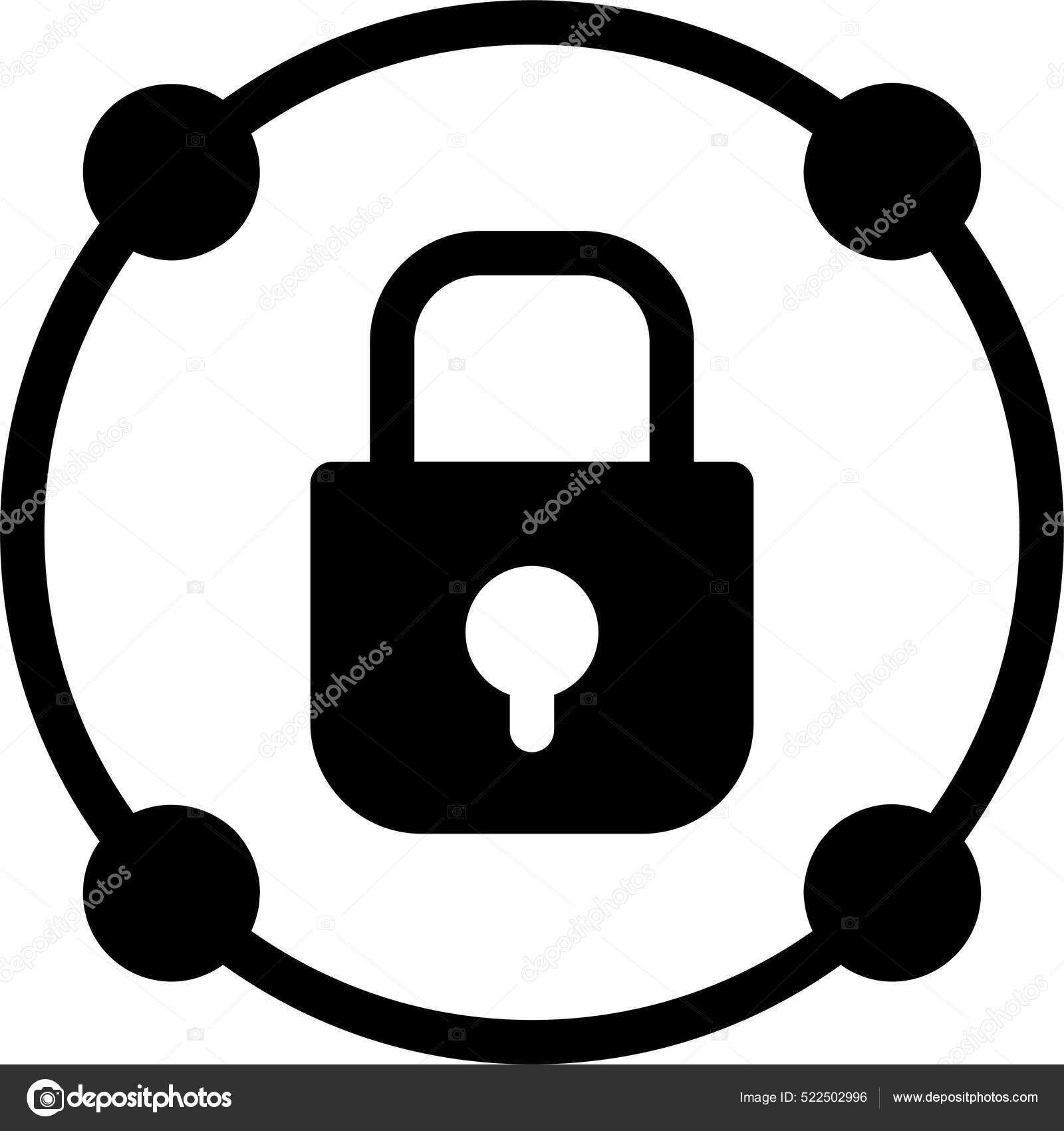 Block Locked Lockedfolder Icon Solid Style Stock Vector by ©iconfinder ...