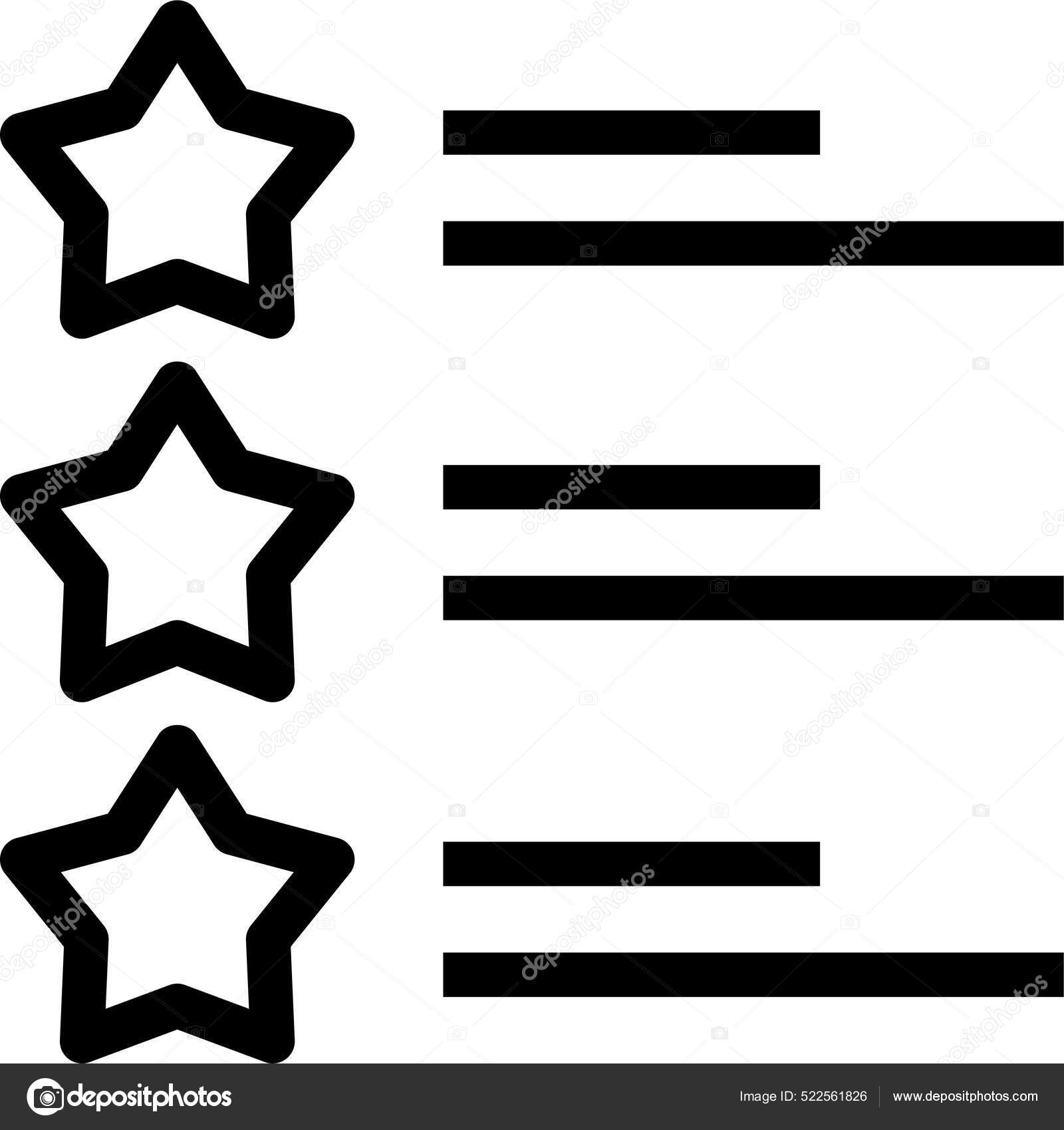 Evaluation Infographics Rating Icon Outline Style Stock Vector by ...