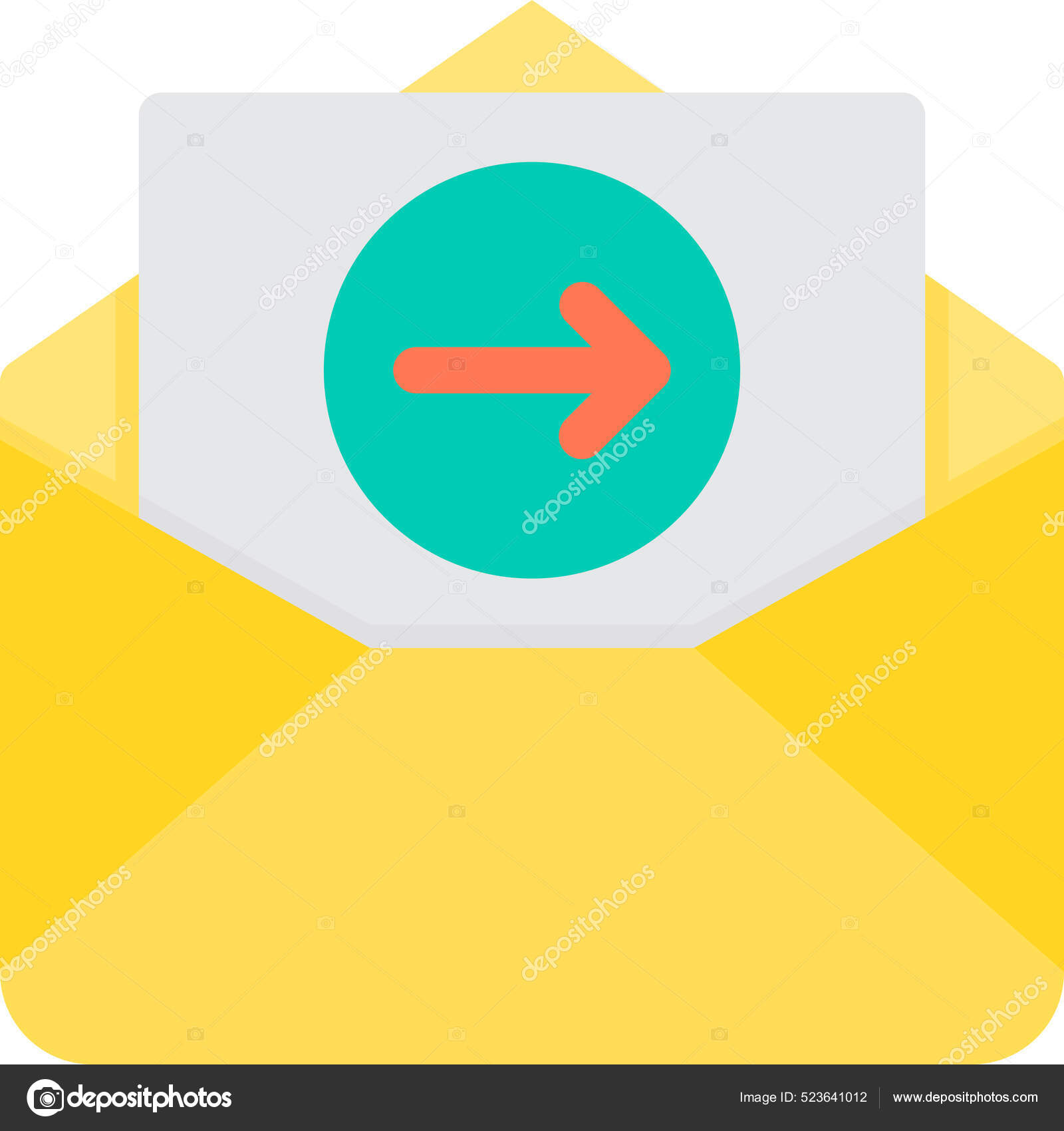 Communication Email Letter Icon Flat Style Stock Vector by ©iconfinder ...