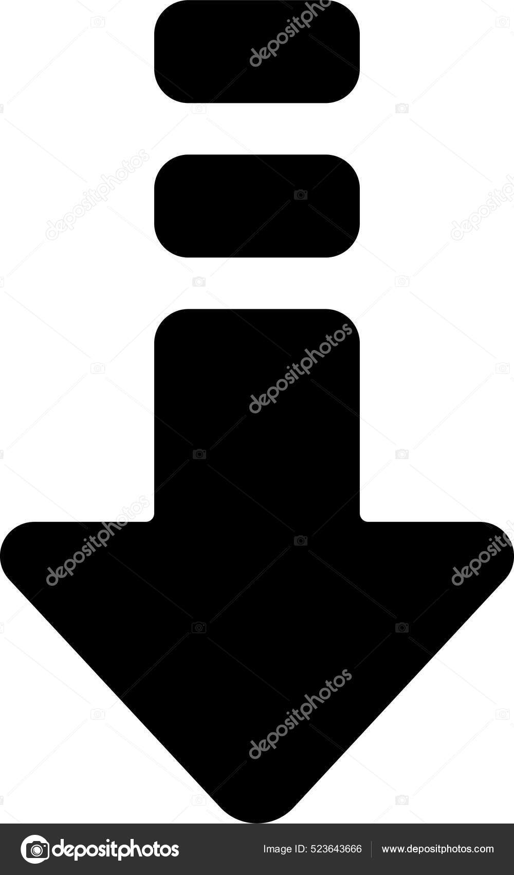 Arrow Dash Diagram Icon Solid Style Stock Vector by ©iconfinder 523643666