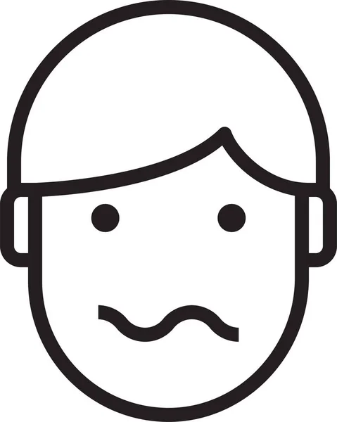 Bored Boy Emoticon Icon Outline Style Stock Vector by ©iconfinder 459005892