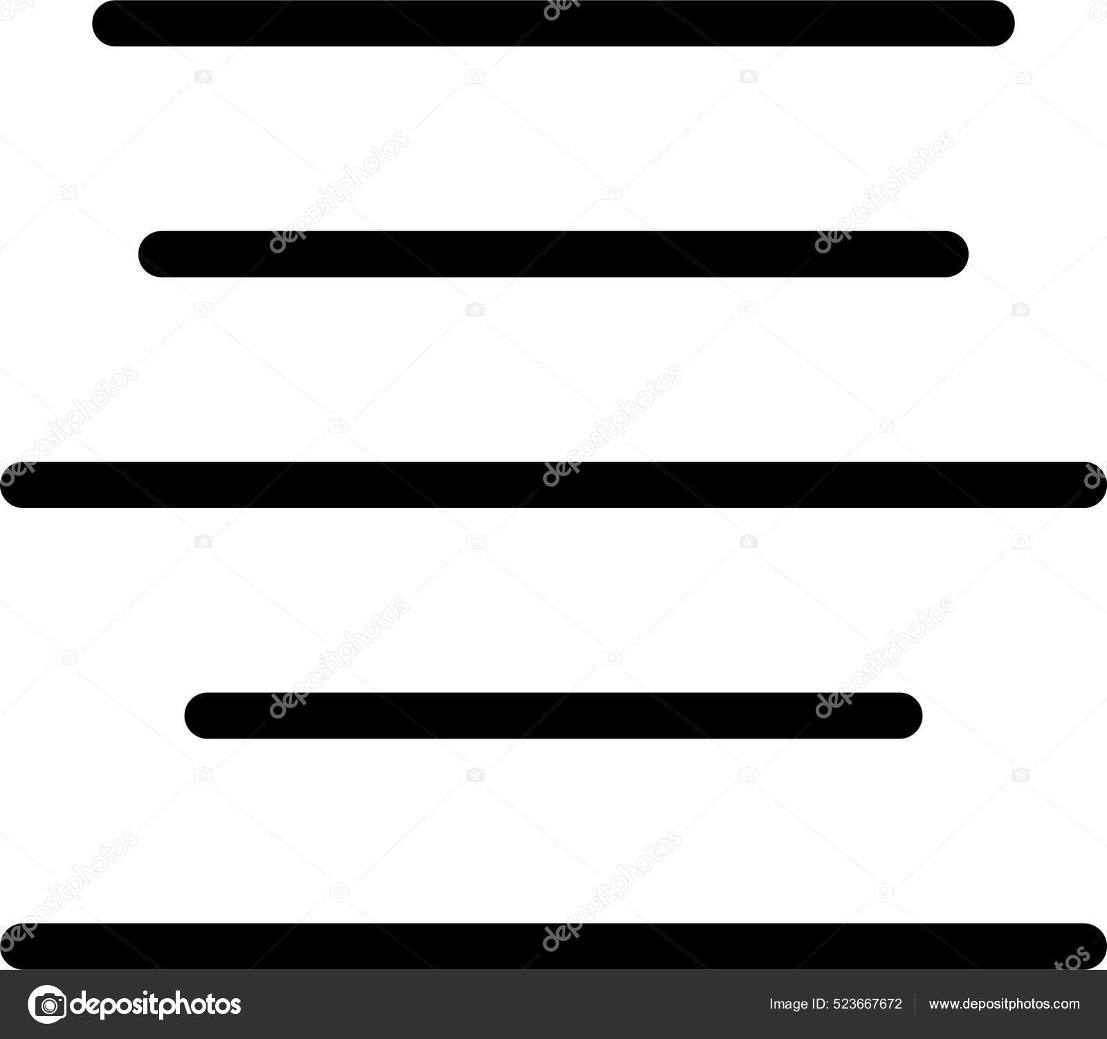 Align Alignment Center Icon Outline Style Stock Vector by ©iconfinder ...