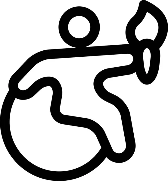 Paralympic torch Vector Art Stock Images | Depositphotos