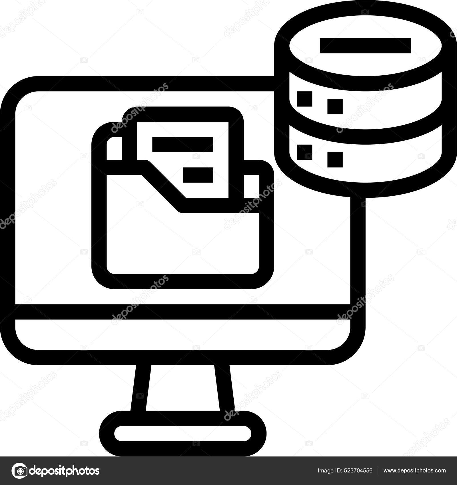 Files Server Big Icon Stock Vector by ©iconfinder 523704556 Files Server Big Icon Stock Vector by ©iconfinder 523704556