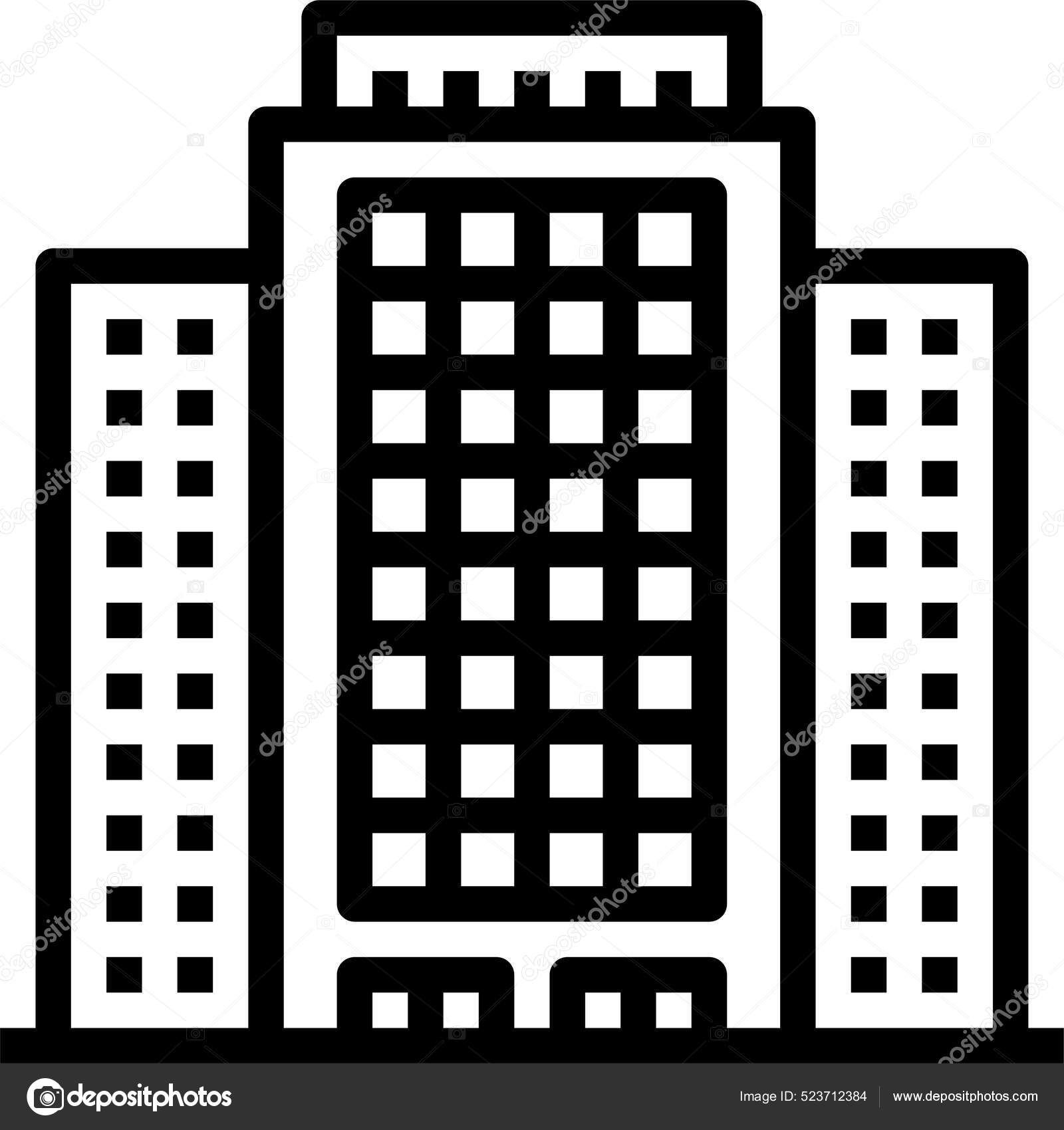 Skyscraper Building Tower Icon Stock Vector by ©iconfinder 523712384
