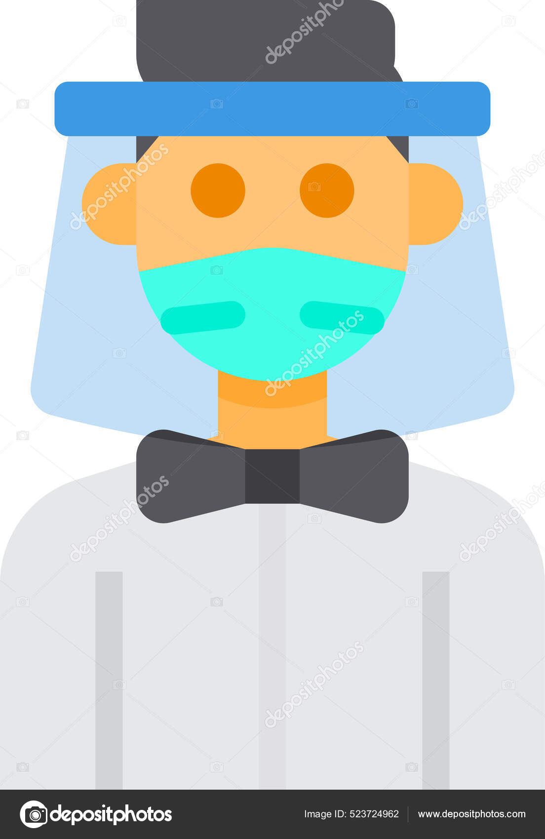 Avatar Bow Man Icon Stock Vector by ©iconfinder 523724962