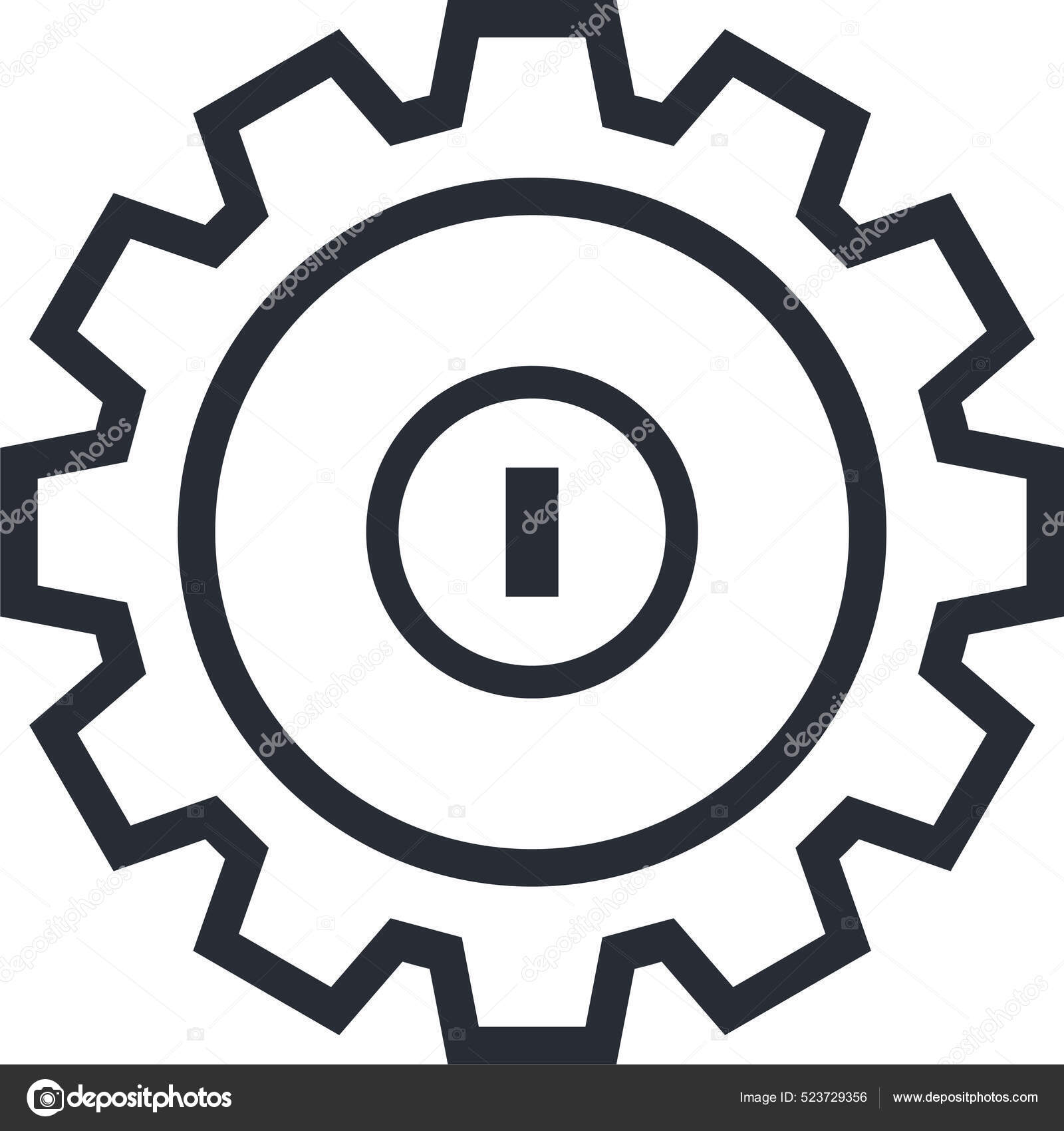 Setting Configuration Control Icon Outline Style Stock Vector Image by ...