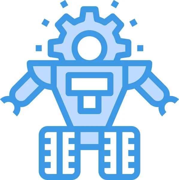 Engineer Gear Robot Icon Stock Vector by ©iconfinder 523691200