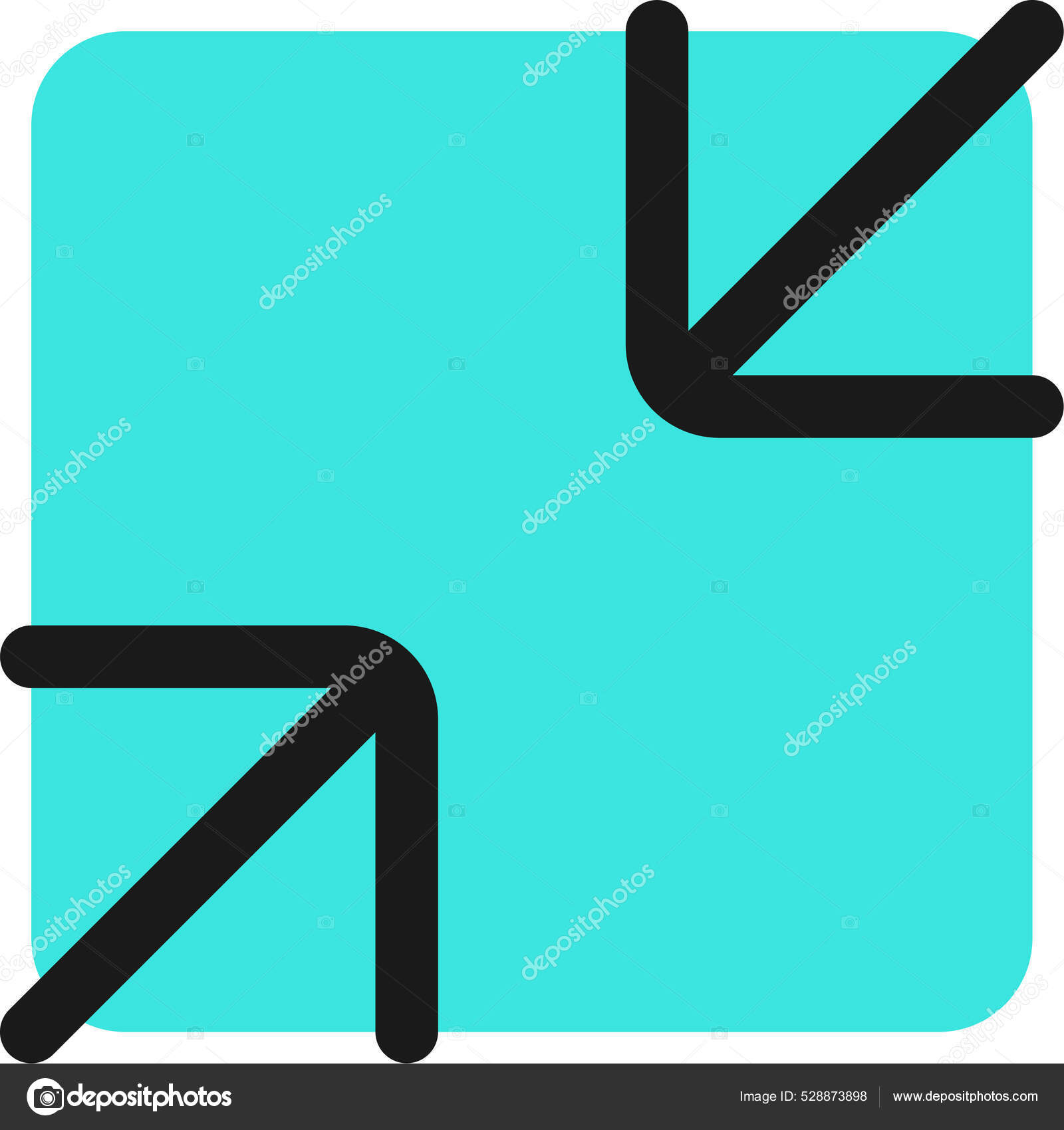 Minimize Collapse Dimension Icon Stock Vector by ©iconfinder 528873898
