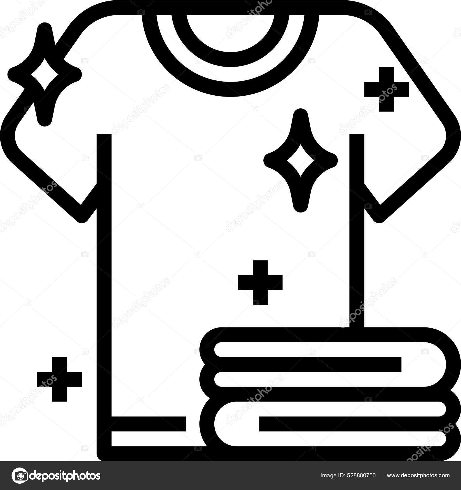 Clean Clothes Laundry Icon Outline Style Stock Vector by ©iconfinder ...