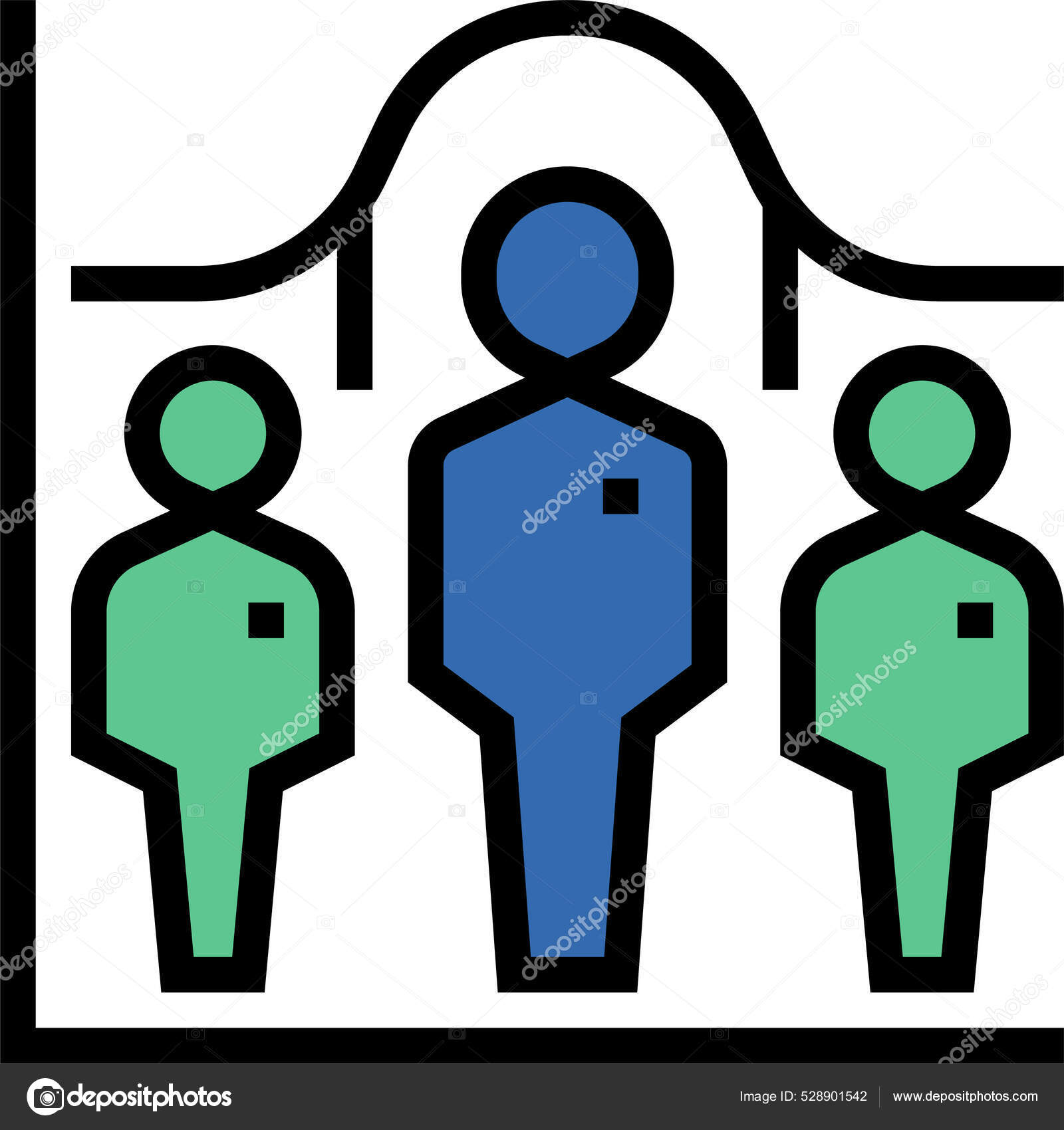 Average Graph Mean Icon Stock Vector by ©iconfinder 528901542