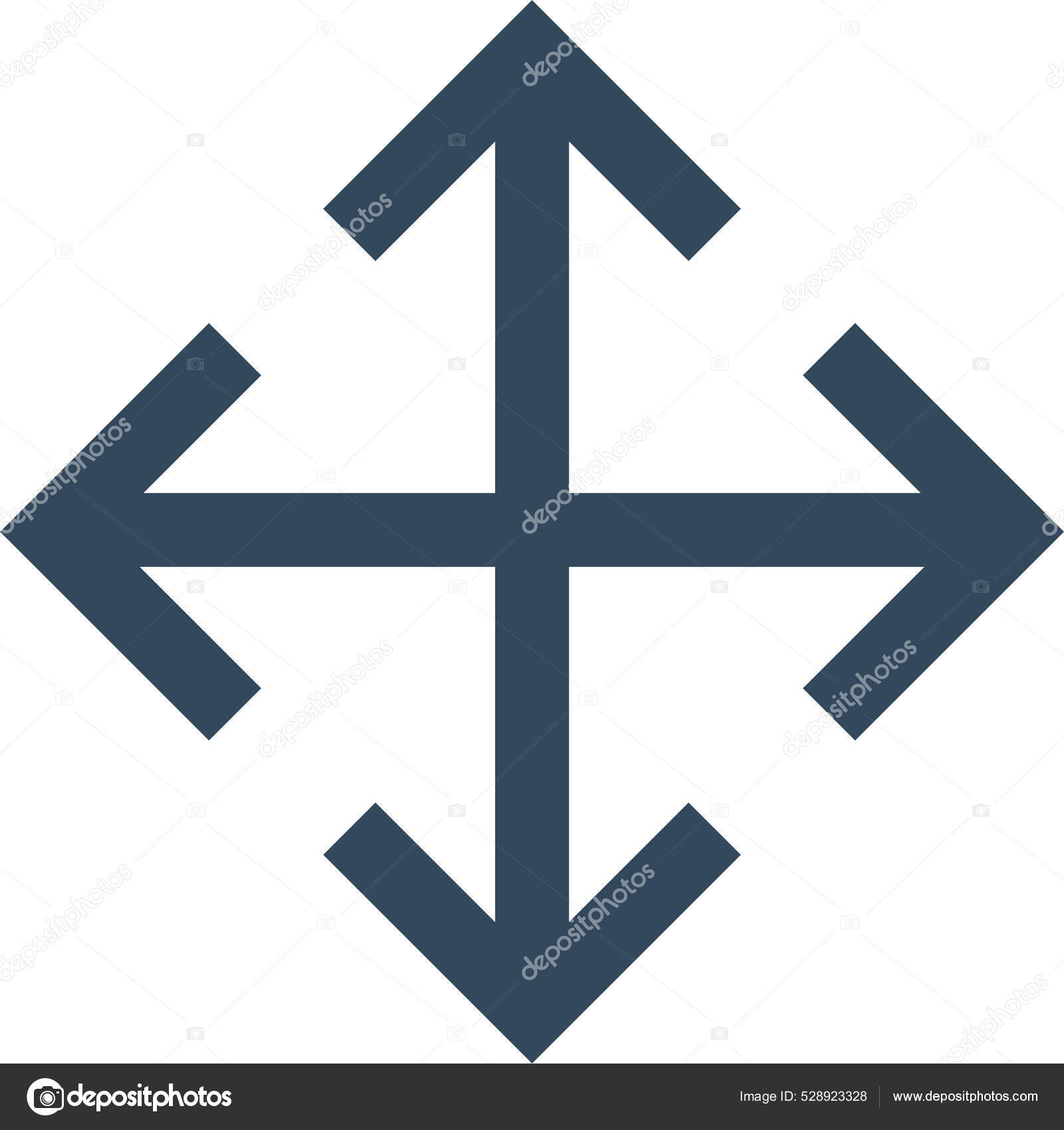 Cursor Direction Drag Icon Outline Style Stock Vector by ©iconfinder ...