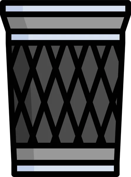 Garbage drum imágenes de stock de arte vectorial | Depositphotos