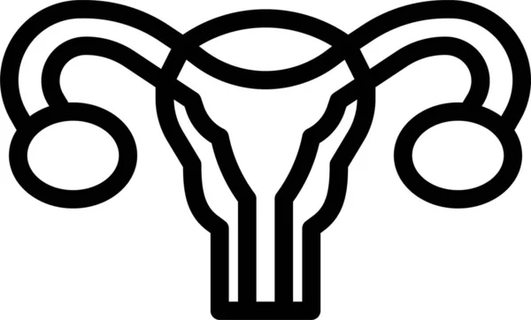Female Gynecology Ovaries Icon Stock Vector Image By ©iconfinder 470027532