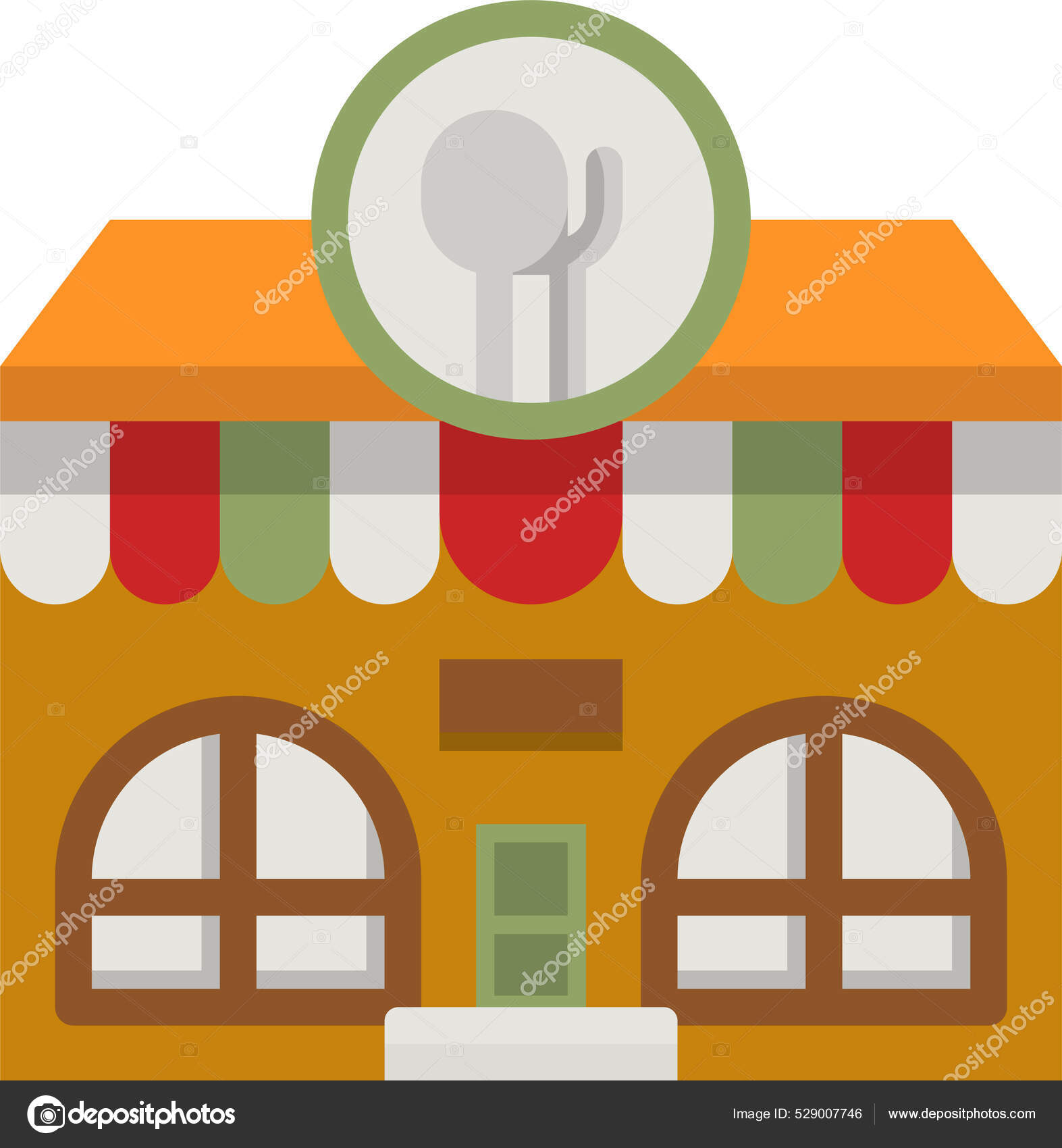 Restaurant Cafe Shop Icon Stock Vector by ©iconfinder 529007746