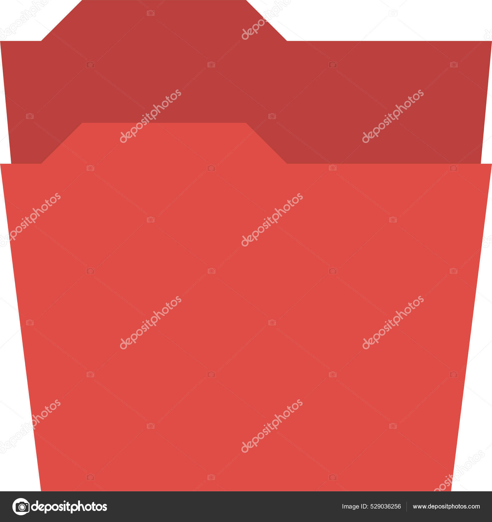 Vacío Carpeta Vacía Icono Estilo Sólido Vector de stock por ©iconfinder ...