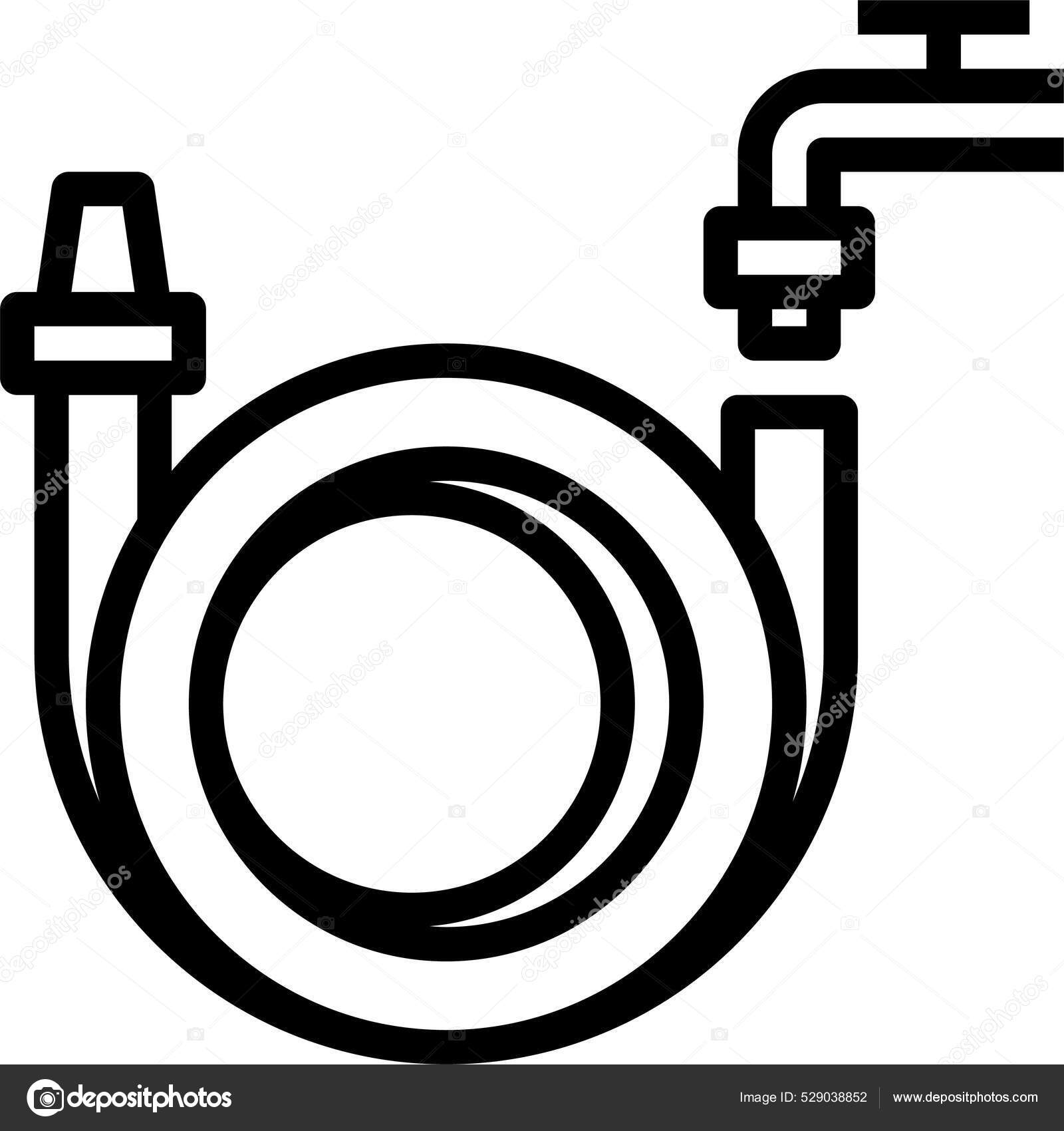 Emergency Fire Hose Icon Outline Style Stock Vector by ©iconfinder ...