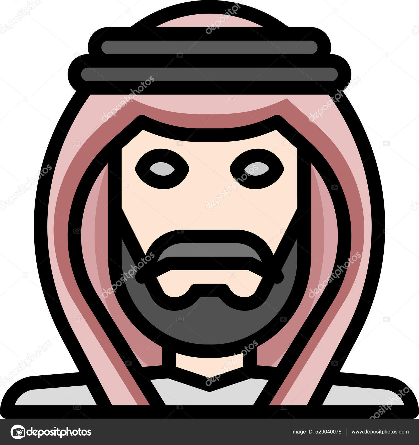 Muslim1 Men People Icon Stock Vector by ©iconfinder 529040076