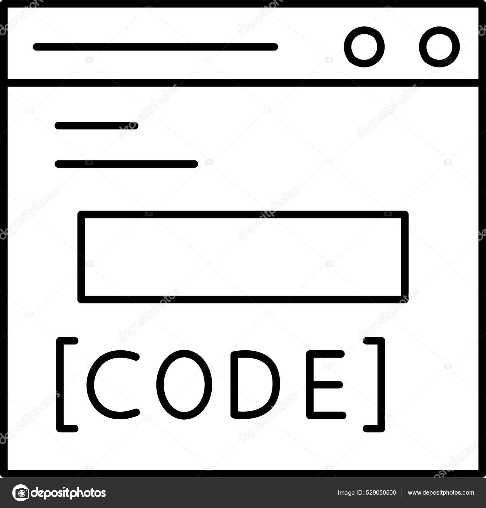 Ikon Internet Coding Peramban Vektor Stok oleh ©iconfinder 529050500