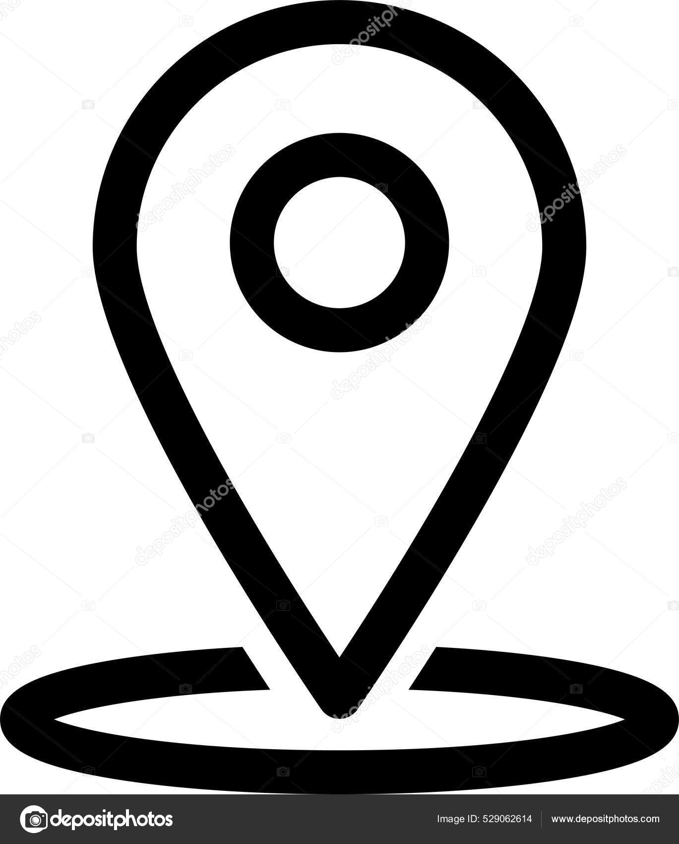 Icono De Marcador De Mapa Ícono De Marcador De Mapa Europeo En Estilo