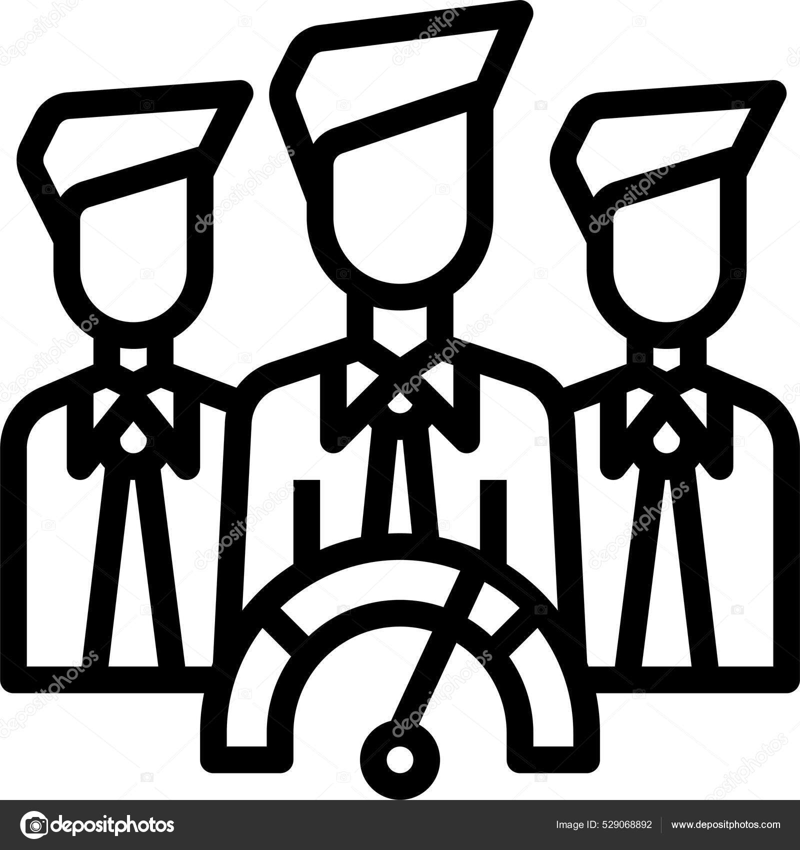 Organización Indicadores Icono Icono Digital Vector de stock #529068892 ...