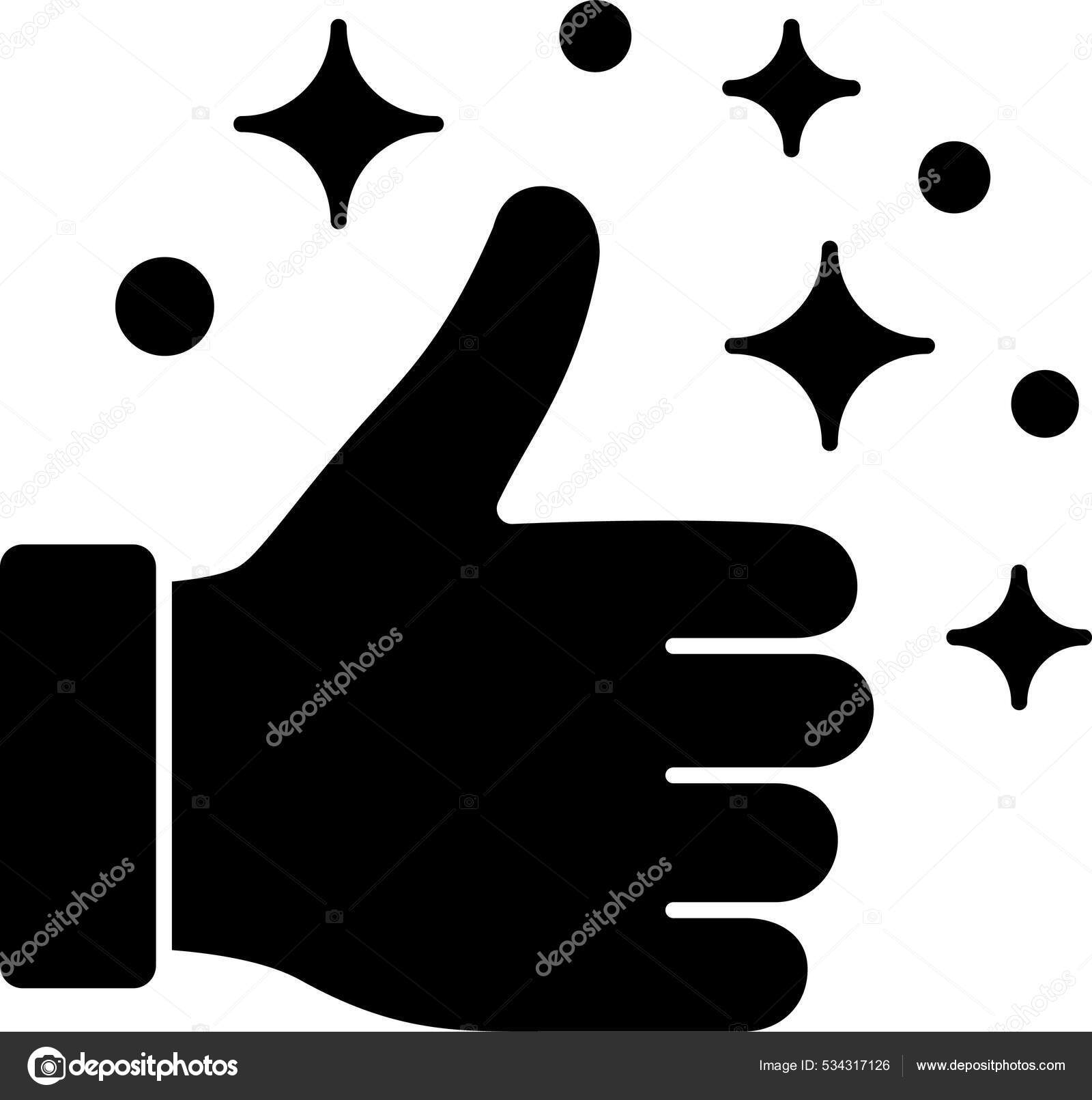 Gesture Good Hand Icon Solid Style Stock Vector by ©iconfinder 534317126