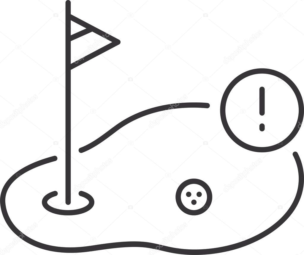 Alerta Curso Bandera Icono Vector de stock por ©iconfinder 534356510