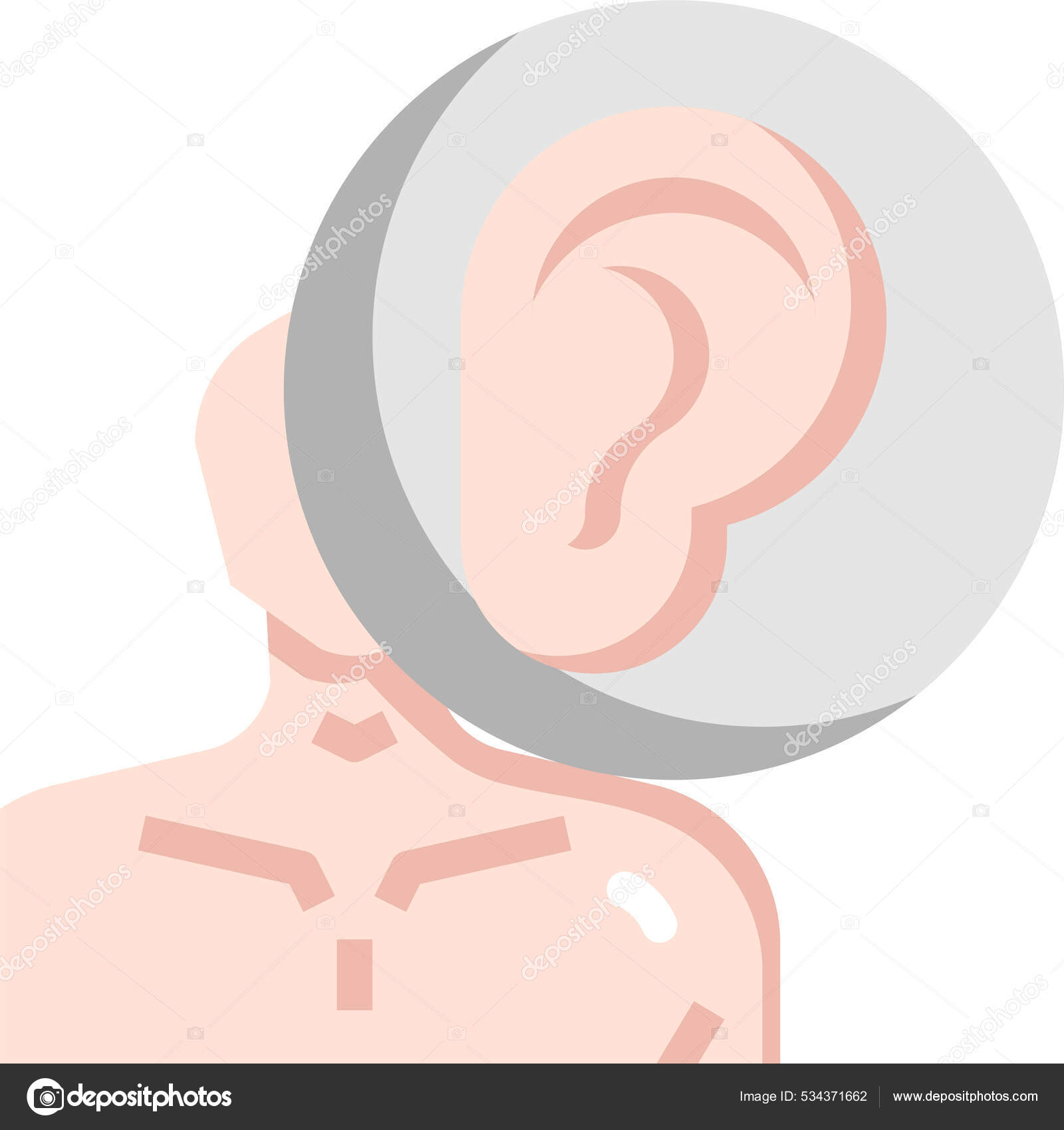 Anatomy Body Ear Icon Stock Vector Image by ©iconfinder #534371662