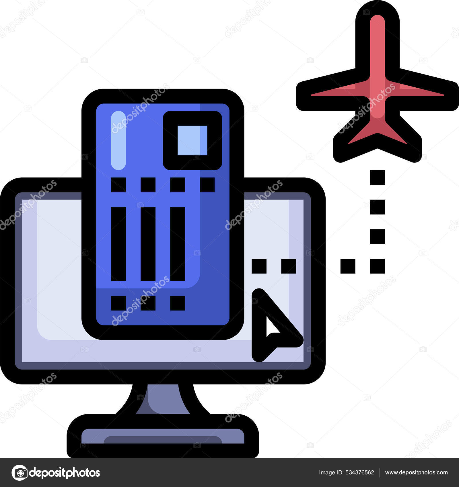 Ticket Electronics Passage Icon Tourism Hotels Hospitality Category ...