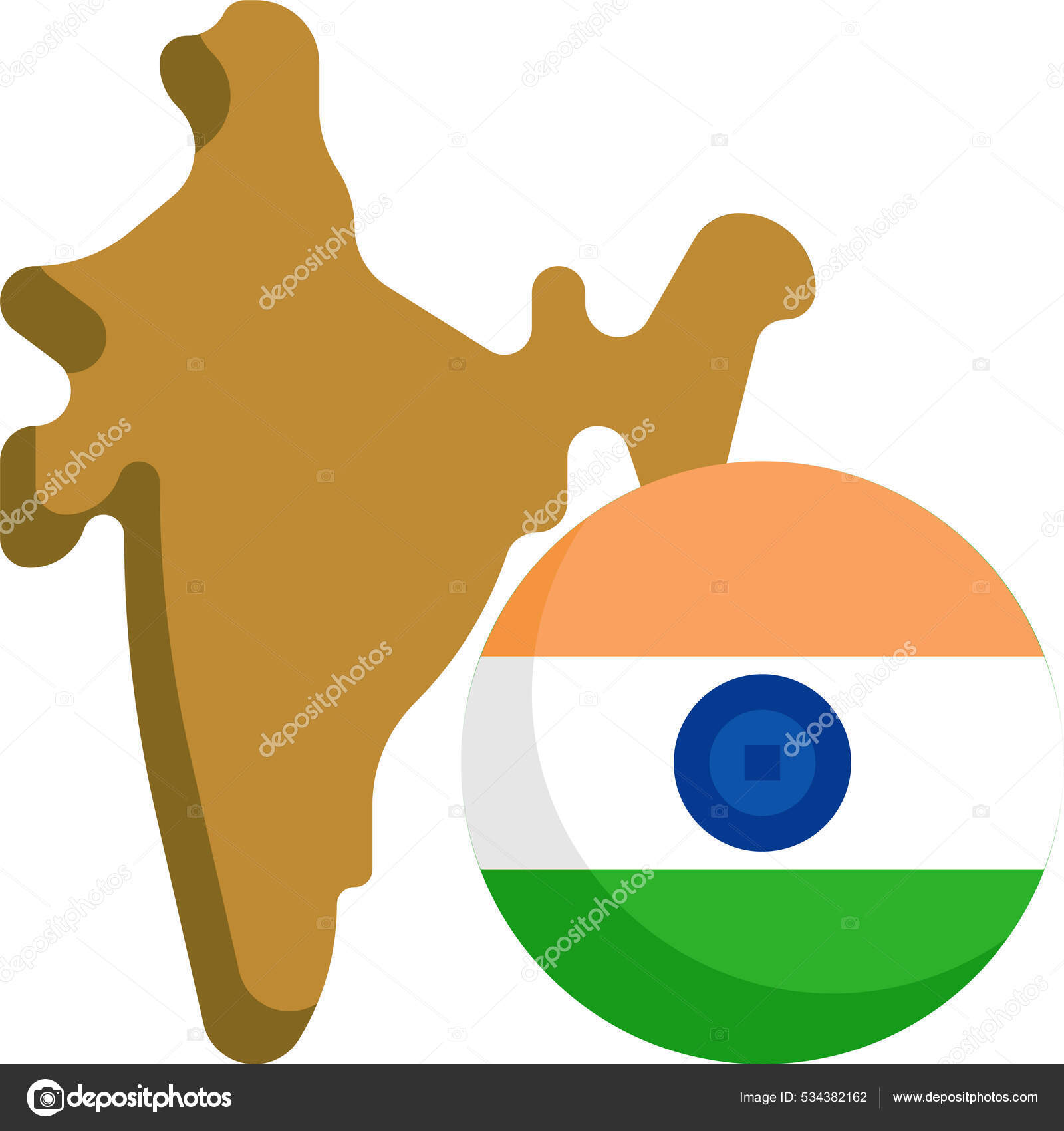 Bandera India Icono Del País Vector de stock #534382162 de ©iconfinder