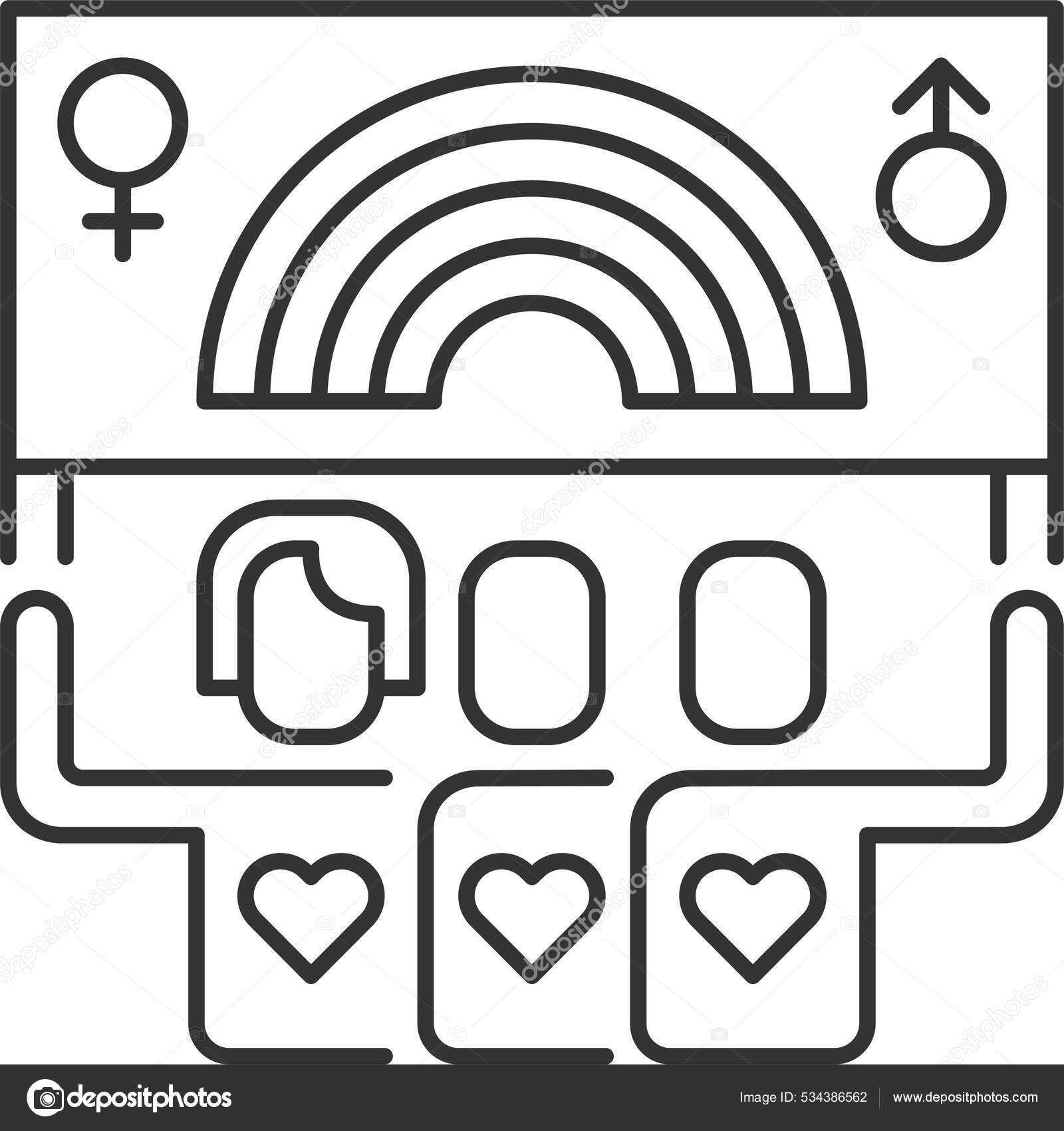 Lgbtq Pride Parade Icon Stock Vector by ©iconfinder 534386562