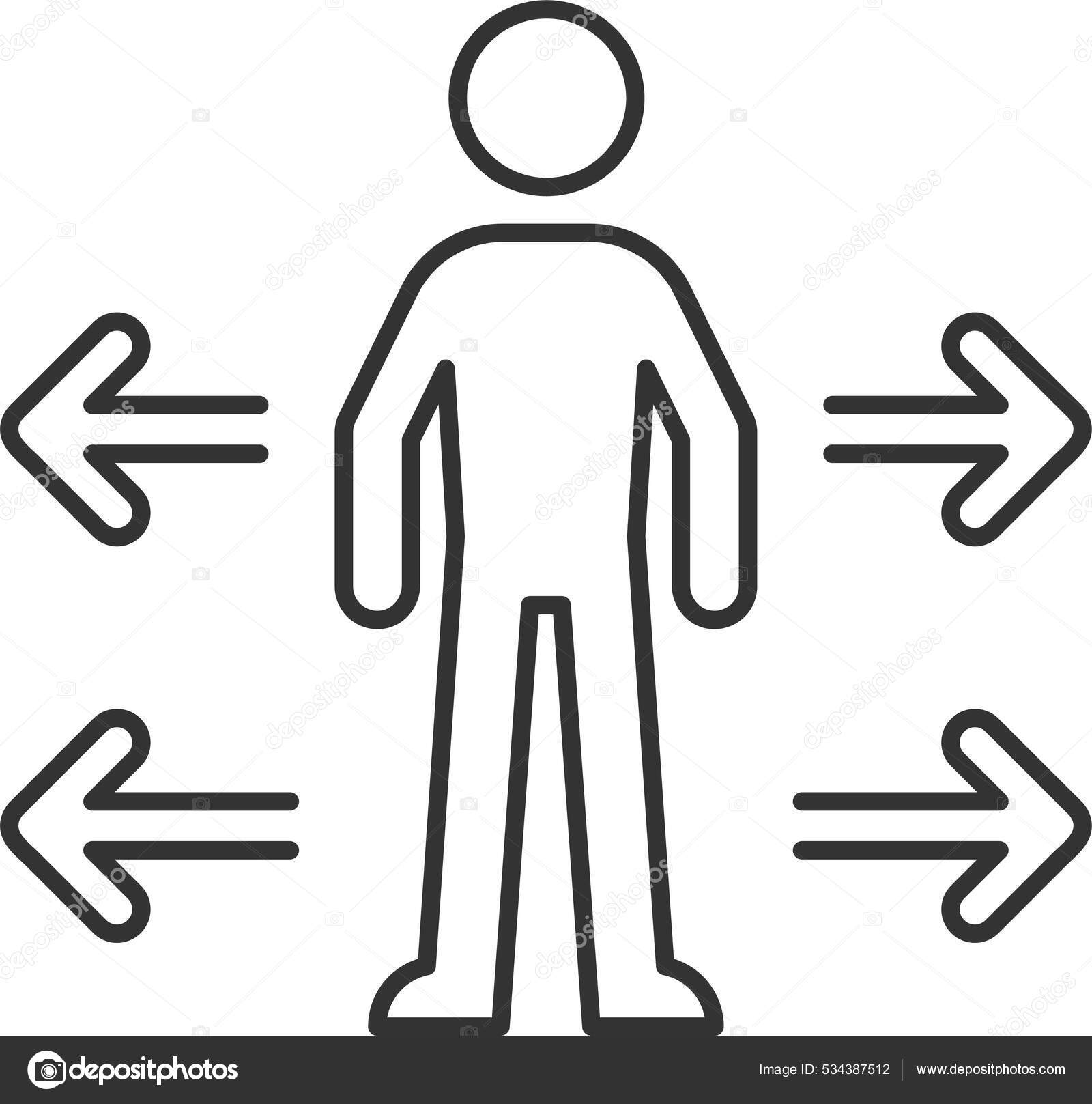 Personal Space Human Icon Stock Vector by ©iconfinder 534387512