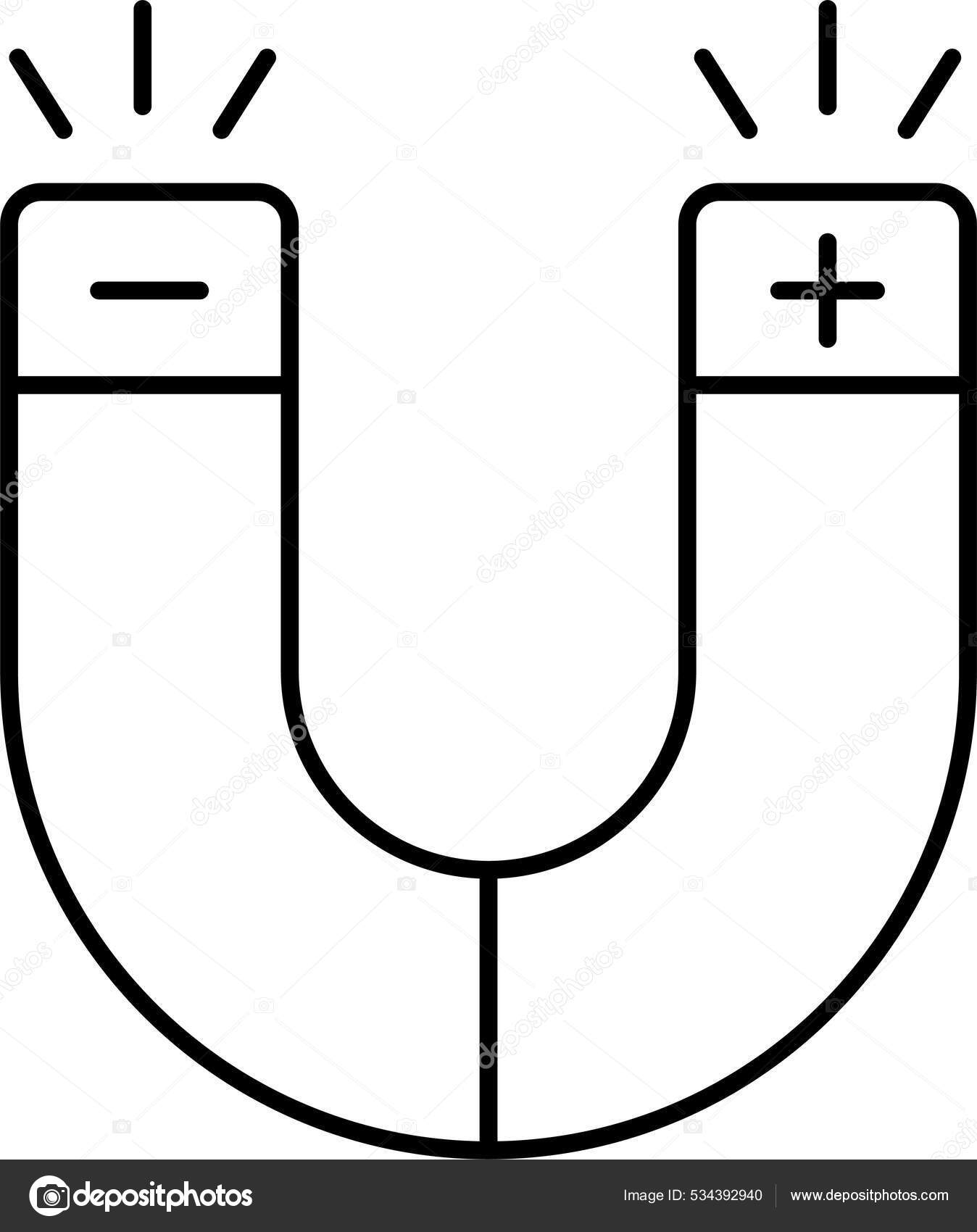 Imán Atraer Icono Laboratorio Vector de stock #534392940 de ©iconfinder