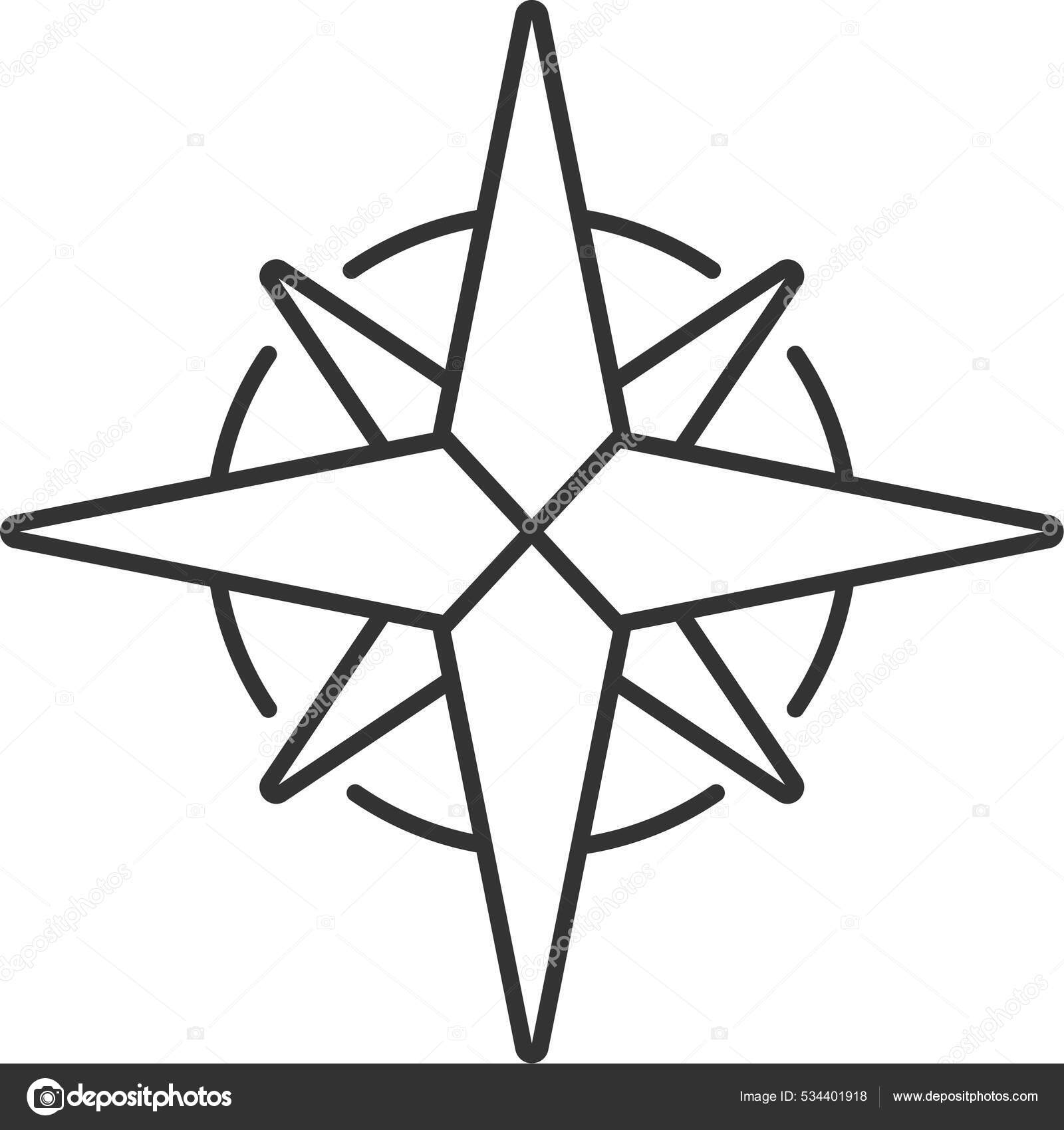 Cardinal Points Direction Navigation Icon Stock Vector by ©iconfinder ...
