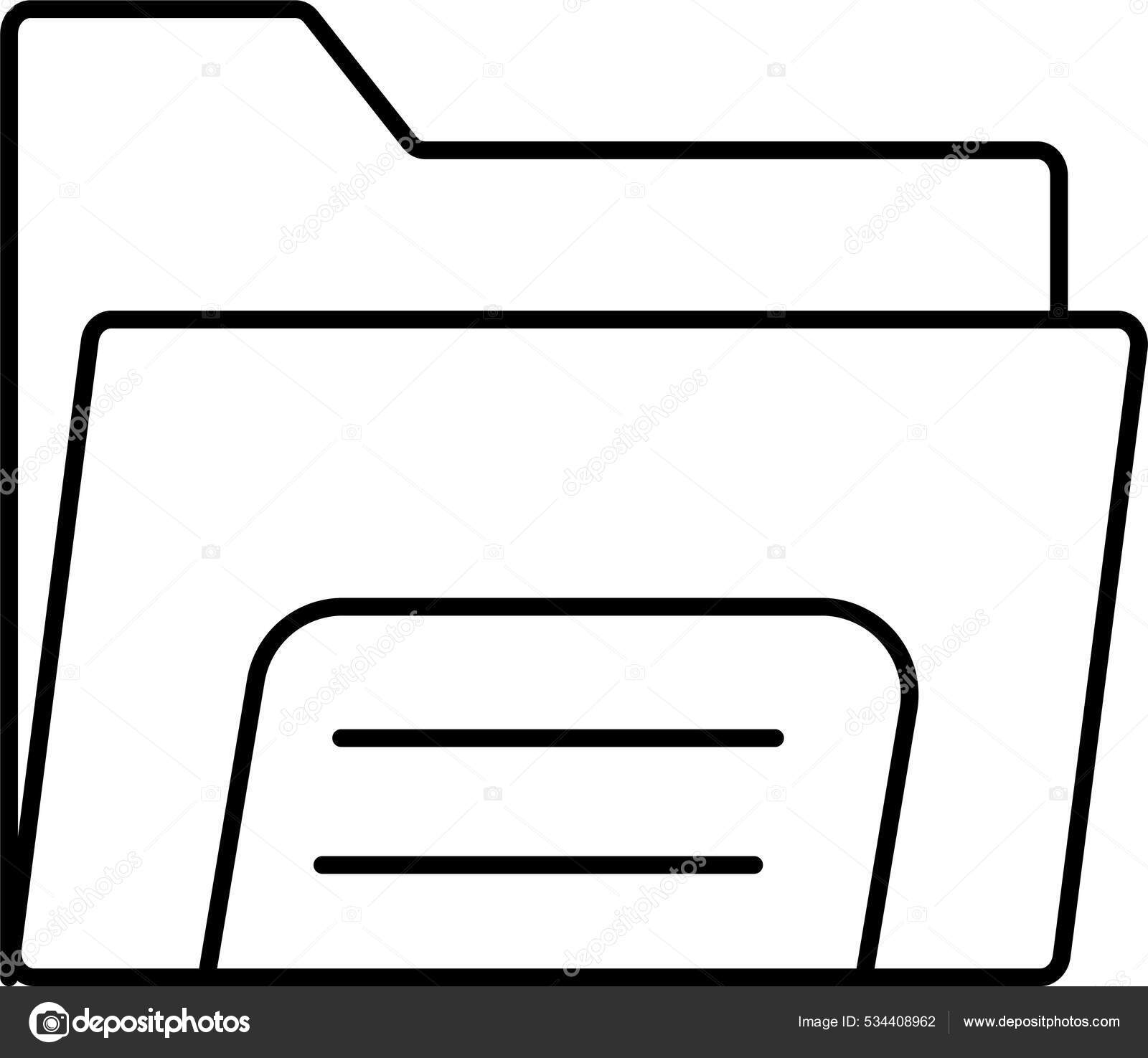 Directory Archive Folder Icon Stock Vector by ©iconfinder 534408962