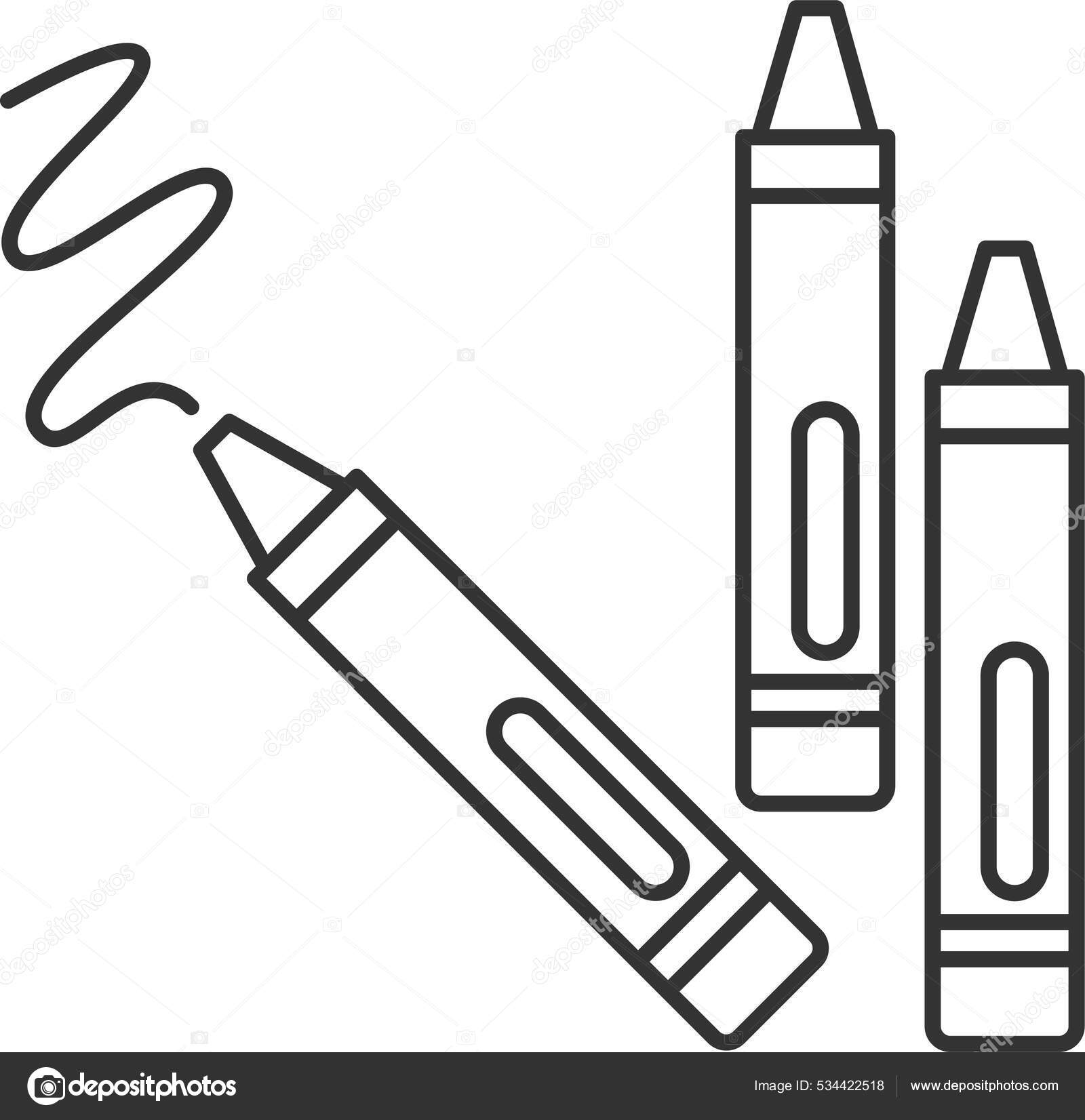 White Crayon Clip Art