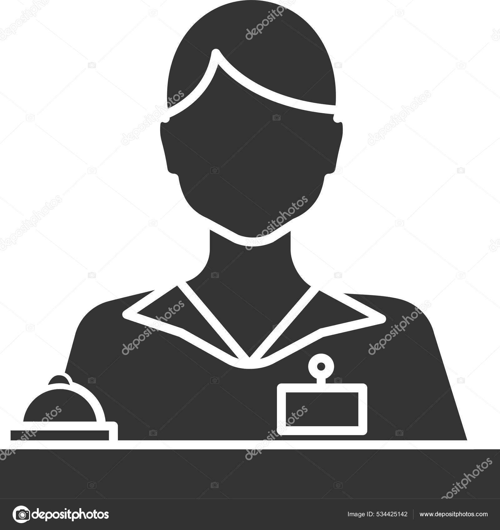 Female Administrator Icon