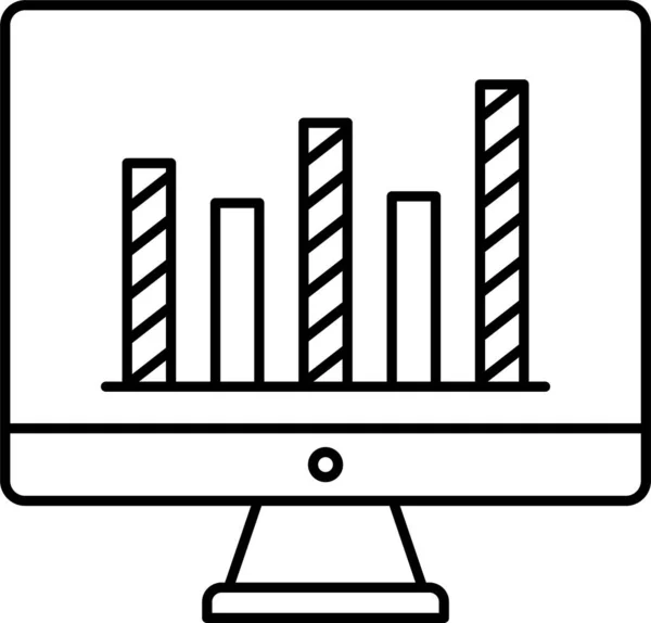Analytic Chart Graph Icon Outline Style Stock Vector by ©iconfinder ... Analytic Chart Graph Icon Outline Style Stock Vector by ©iconfinder ...
