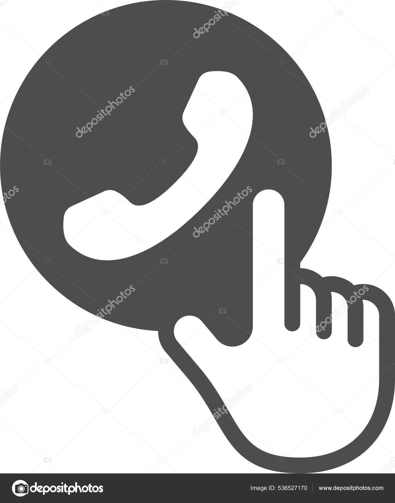 Phone Call Call Button Telephone Icon Stock Vector by ©iconfinder 536527170