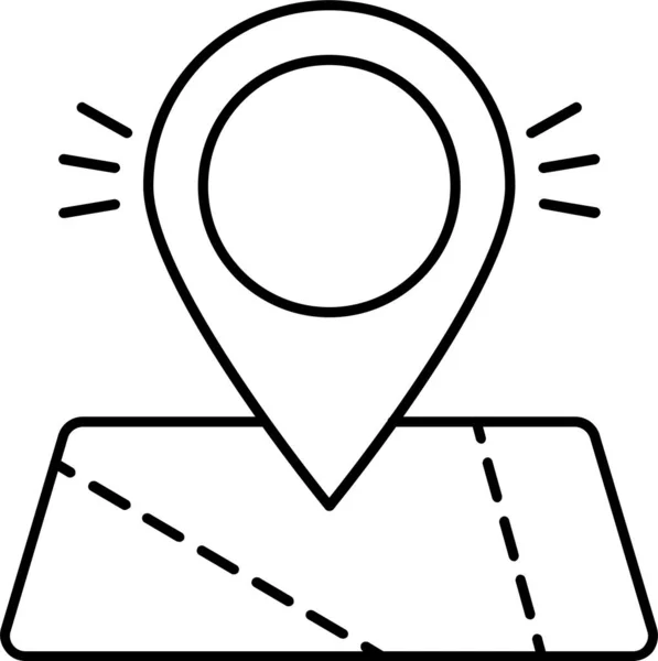 Location Map Pin Icon Outline Style Stock Vector by ©iconfinder 534402480