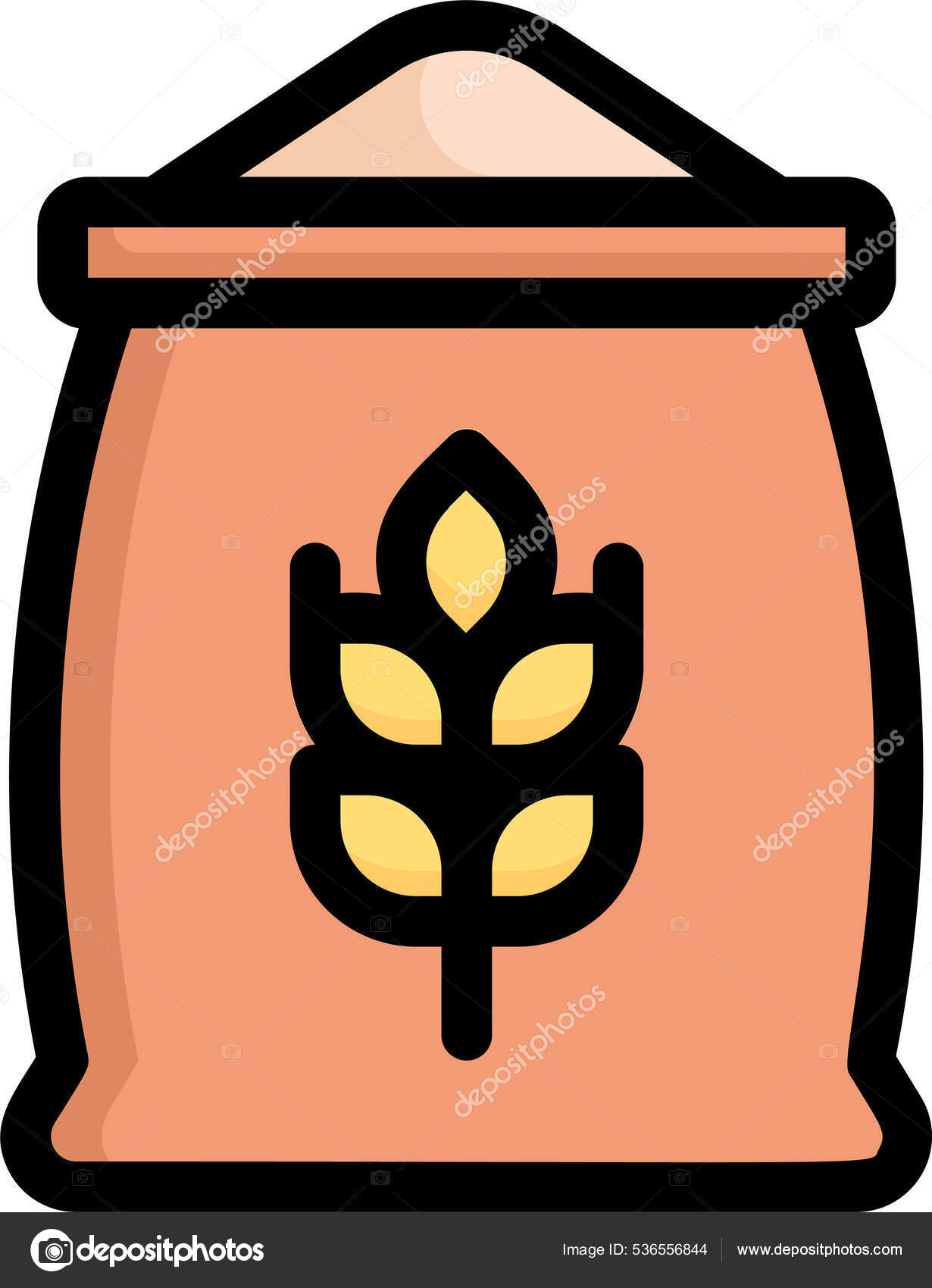 Bag Grain Nature Sack Icon Spring Category Stock Vector by ©iconfinder ...