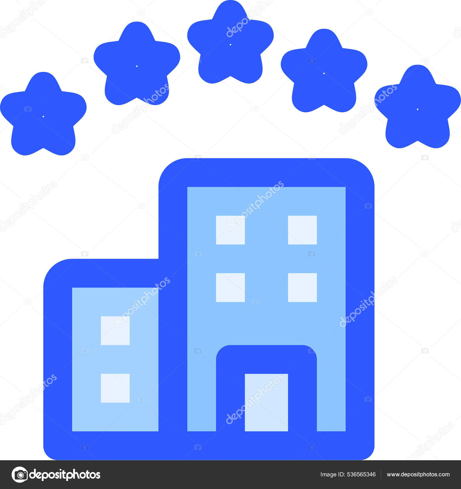 Hotel Service Star Icon Stock Vector by ©iconfinder 536565346