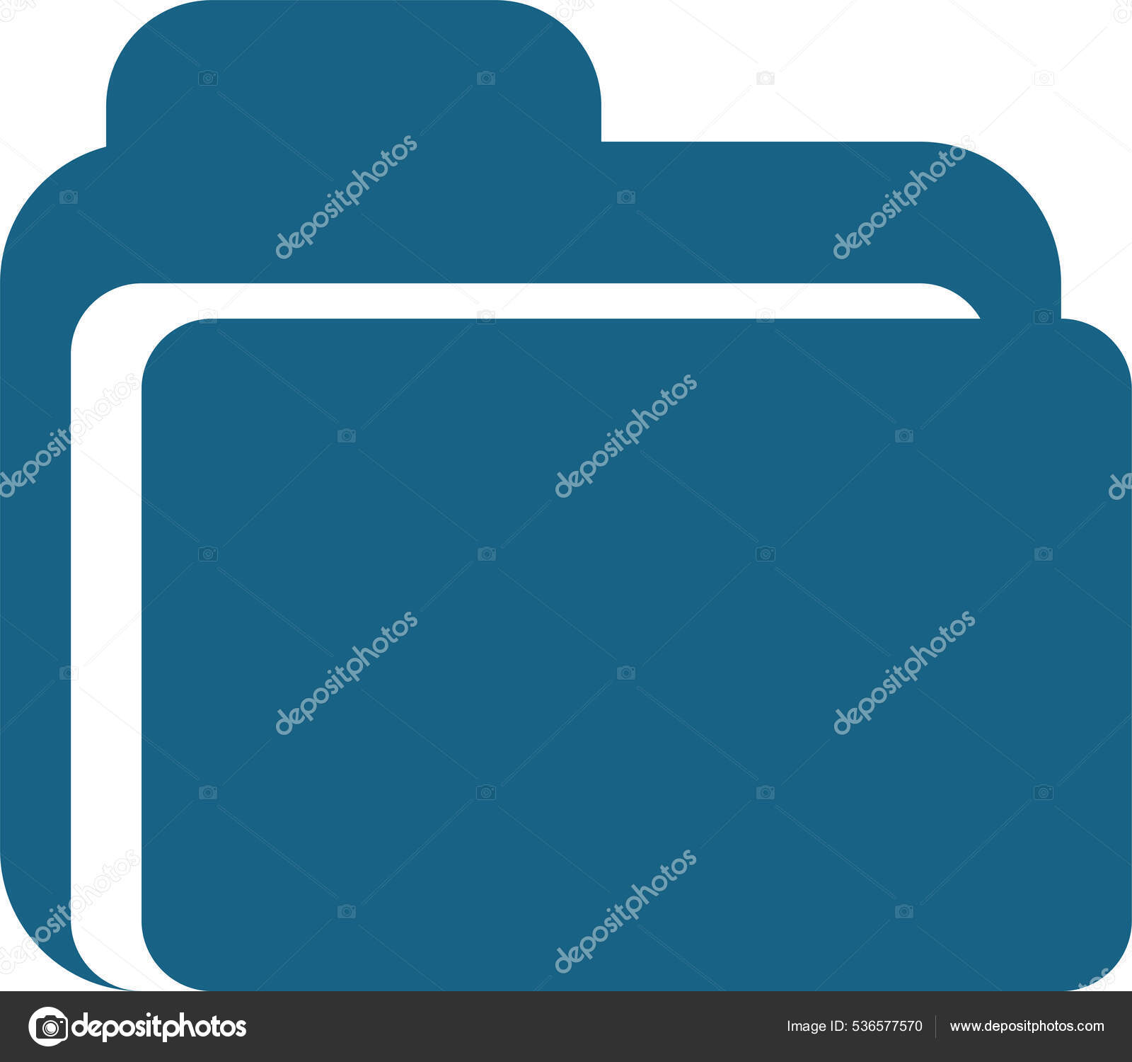 File Folder Folder Manila Folder Icon Solid Style Stock Vector by ...