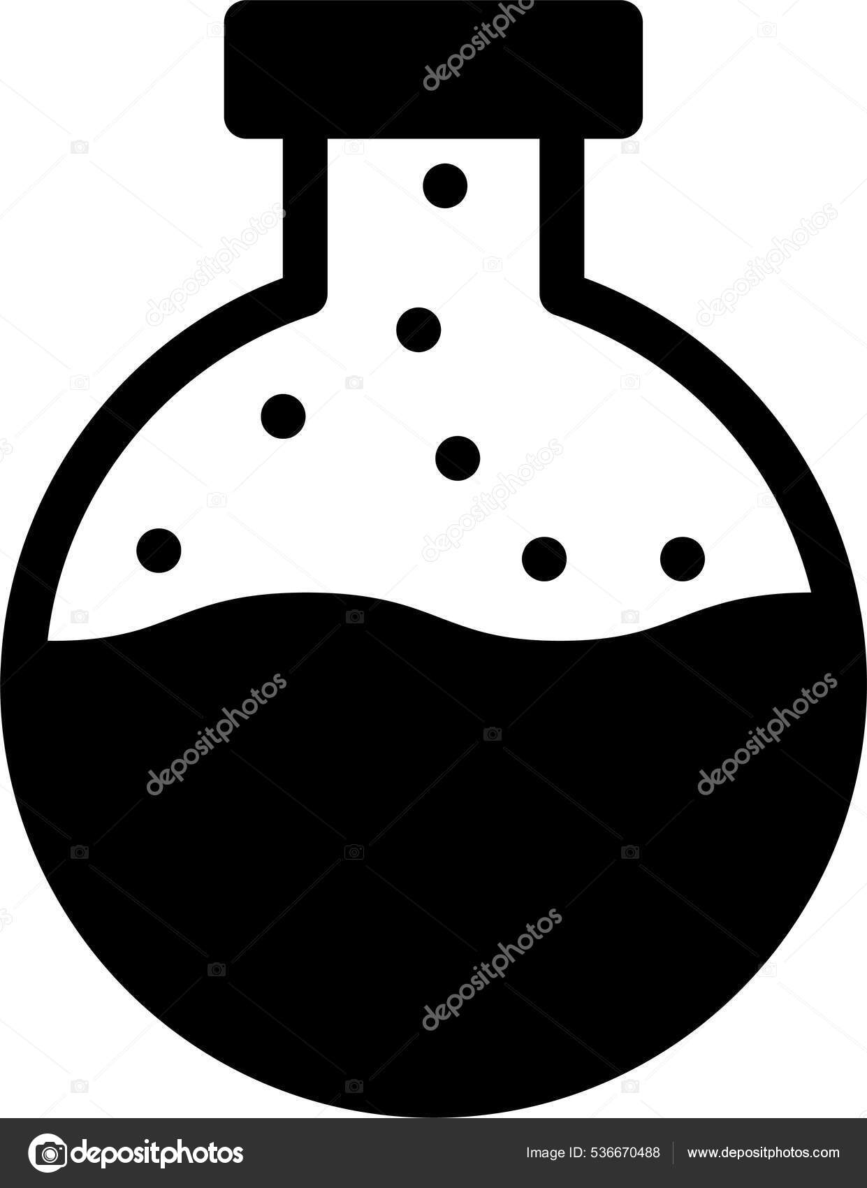 Experiment Flask Lab Icon Solid Style Stock Vector by ©iconfinder 536670488