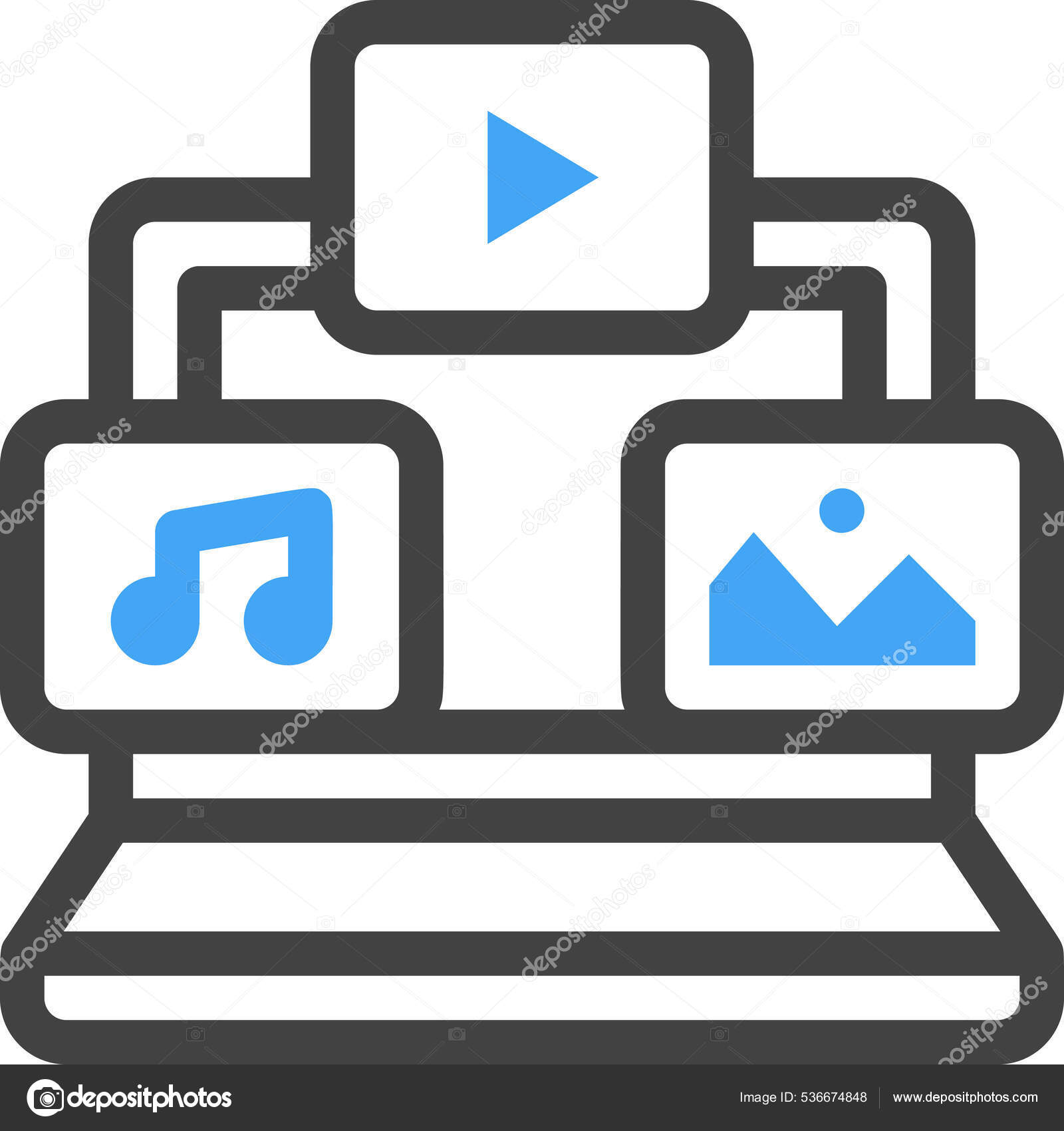 Big Data Database Storage Icon Filled Outline Style Stock Vector by ...