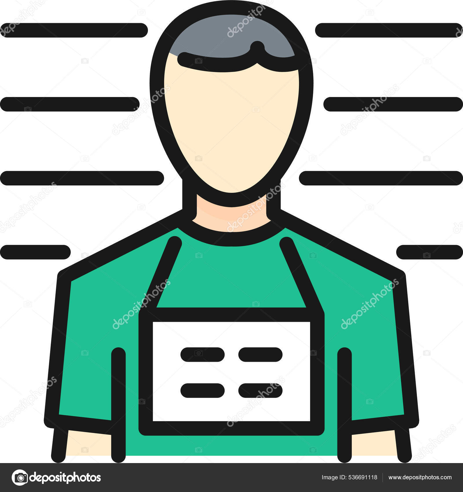 Arrest Crime Criminal Icon Filled Outline Style Stock Vector by ...