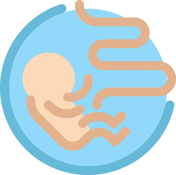 Obstetrics Embryo Fetus Icon Flat Style Stock Vector by ©iconfinder 477187190