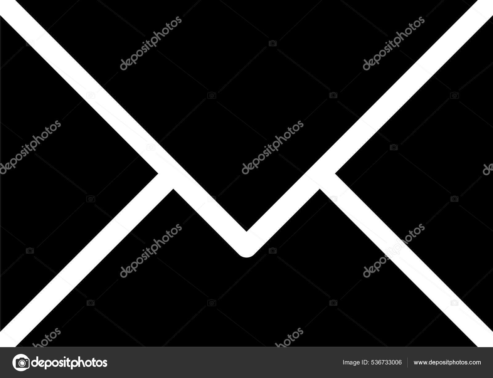 Envelope Inbox Letter Icon Solid Style Stock Vector by ©iconfinder ...