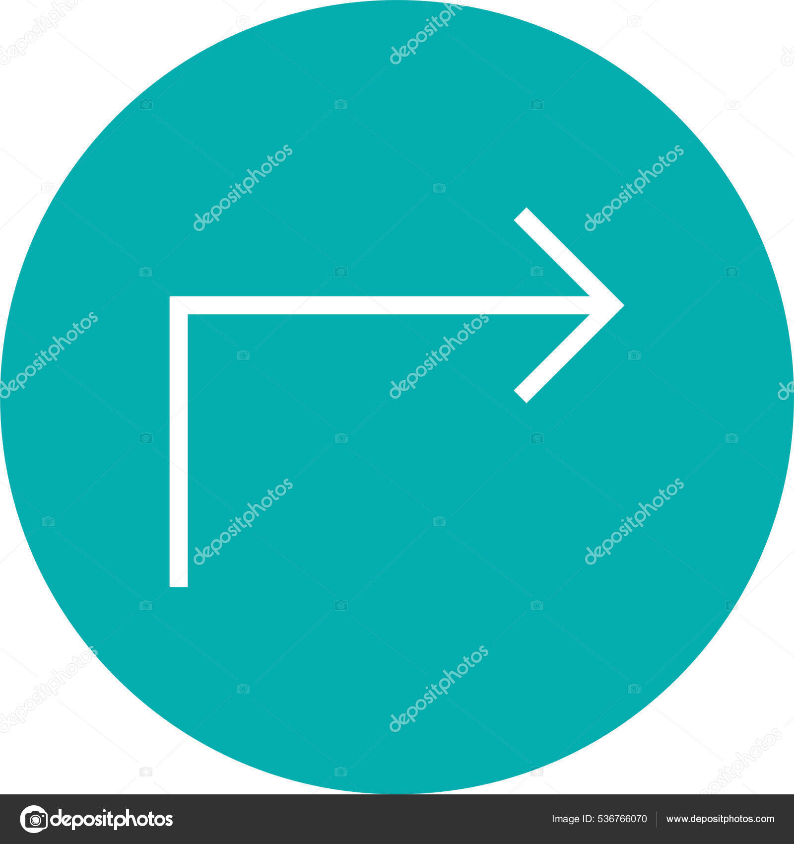 Arrow Back Direction Icon Badge Style Stock Vector Image by ©iconfinder ...